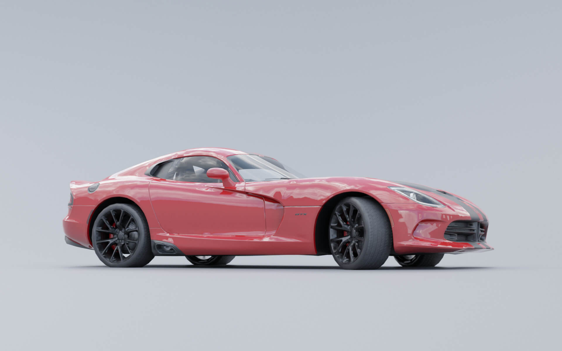 Dodge Viper GTS - 3D Model by solid-surface