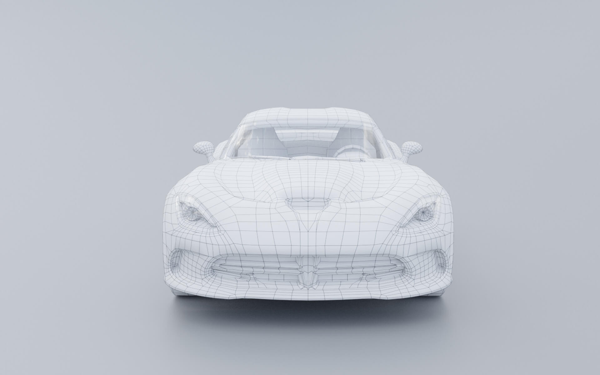 Dodge Viper GTS - 3D Model by solid-surface