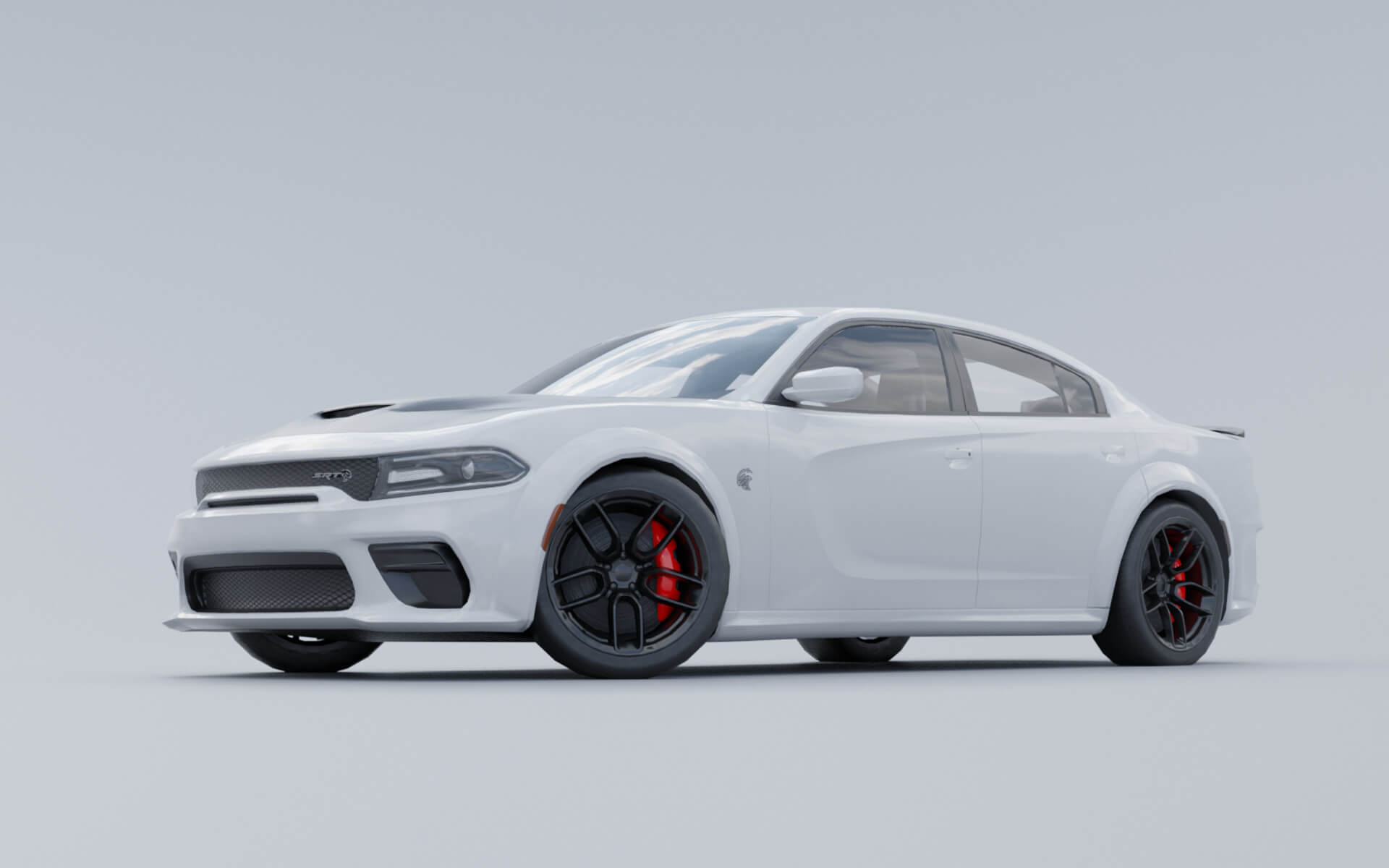 Dodger Charger Hellicat - 3D Model by solid-surface