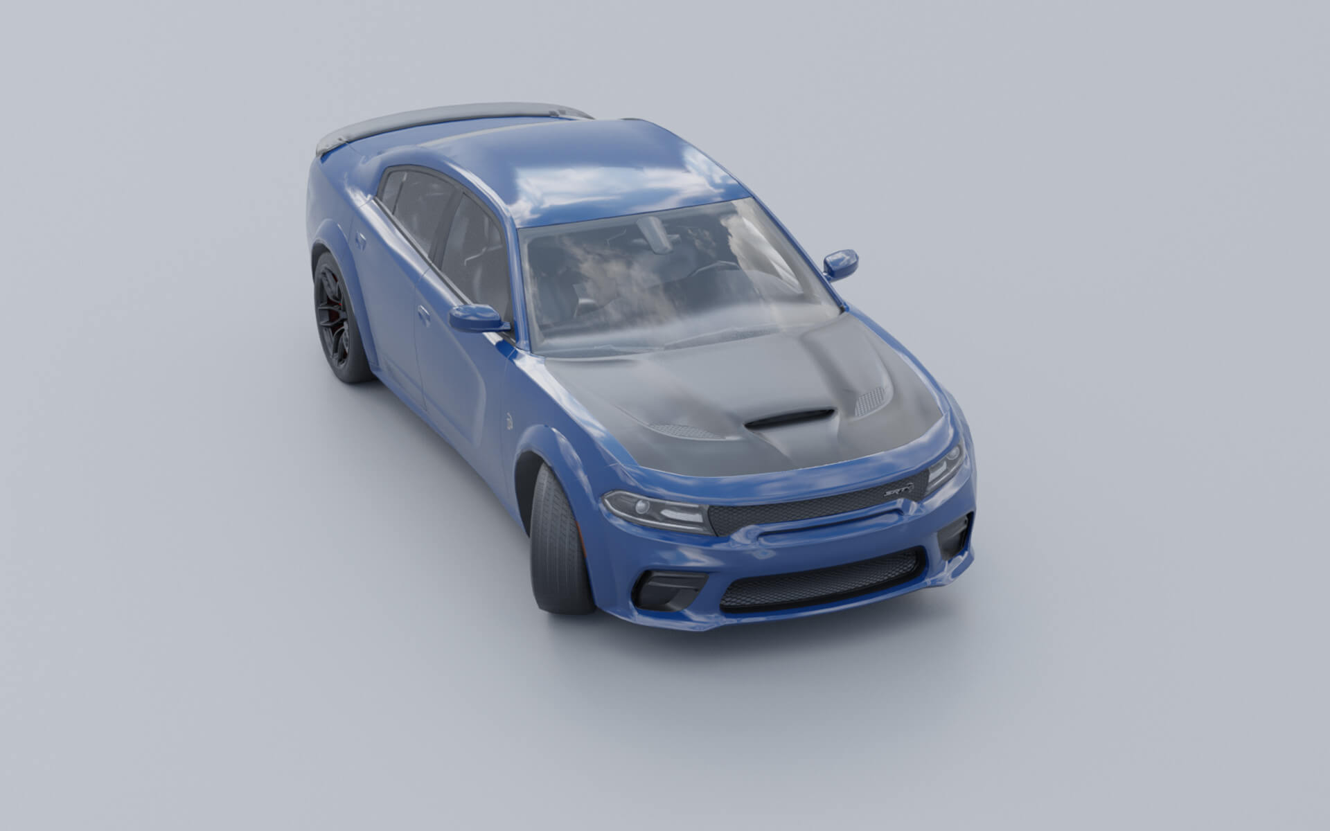 Dodger Charger Hellicat - 3D Model by solid-surface