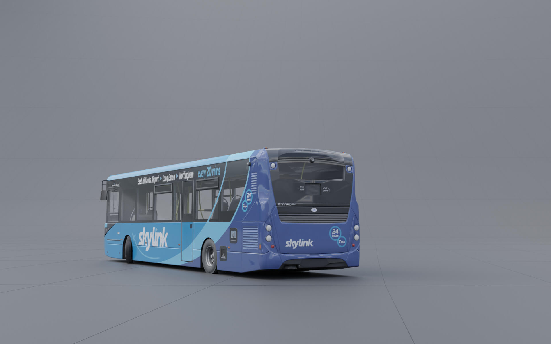 Enviro 200 Low Poly - 3D Model by solid-surface