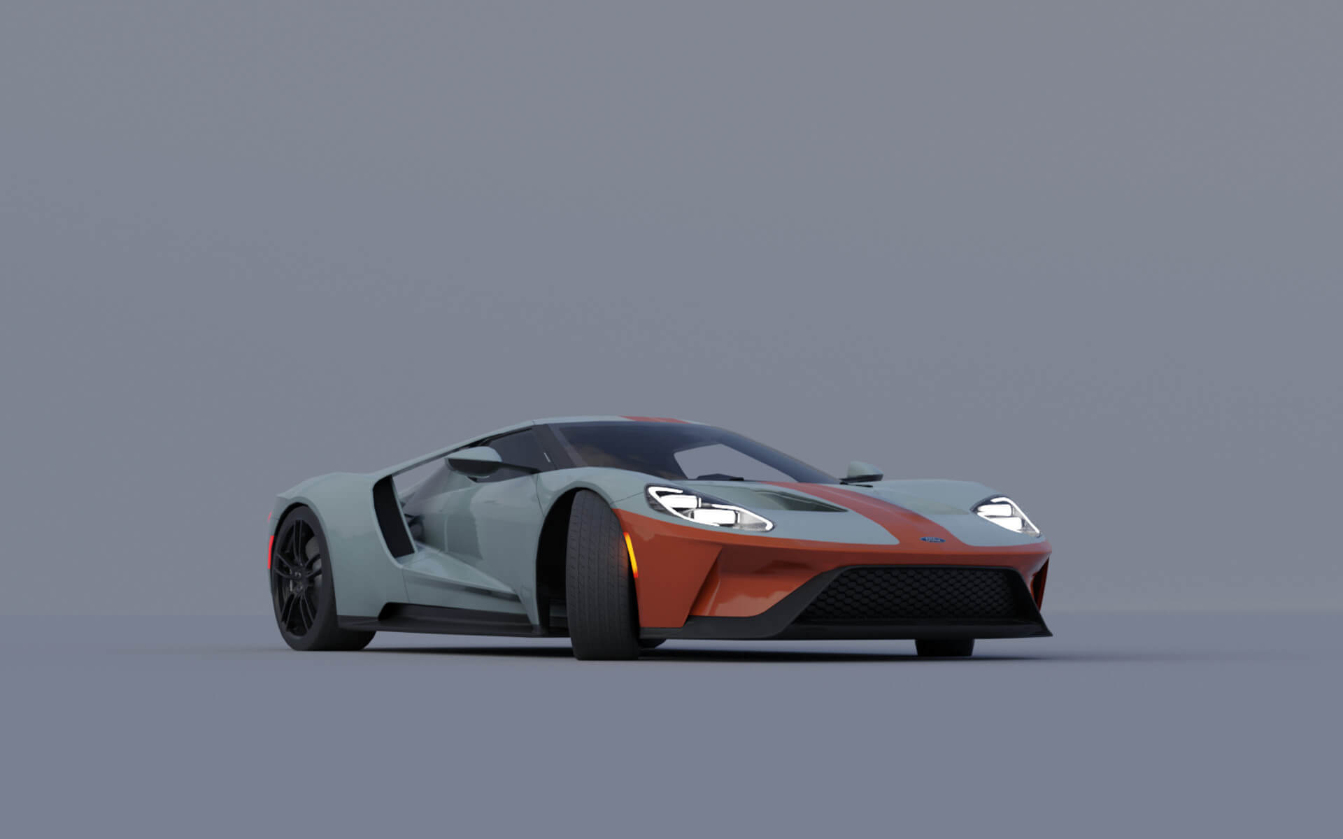Ford GT 2017 - 3D Model by solid-surface