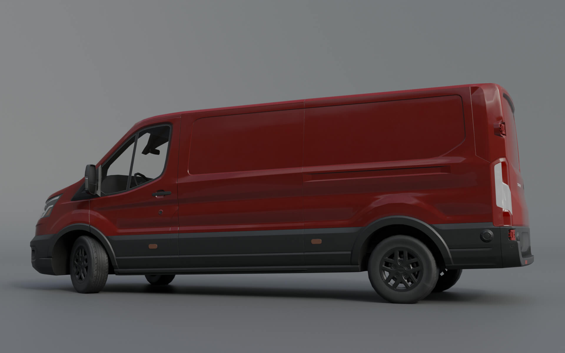 Ford Transit 2022 Cargo - 3D Model by solid-surface