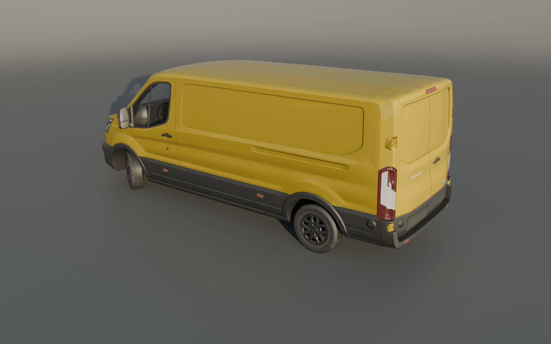 Ford Transit 2022 Cargo - 3D Model by solid-surface
