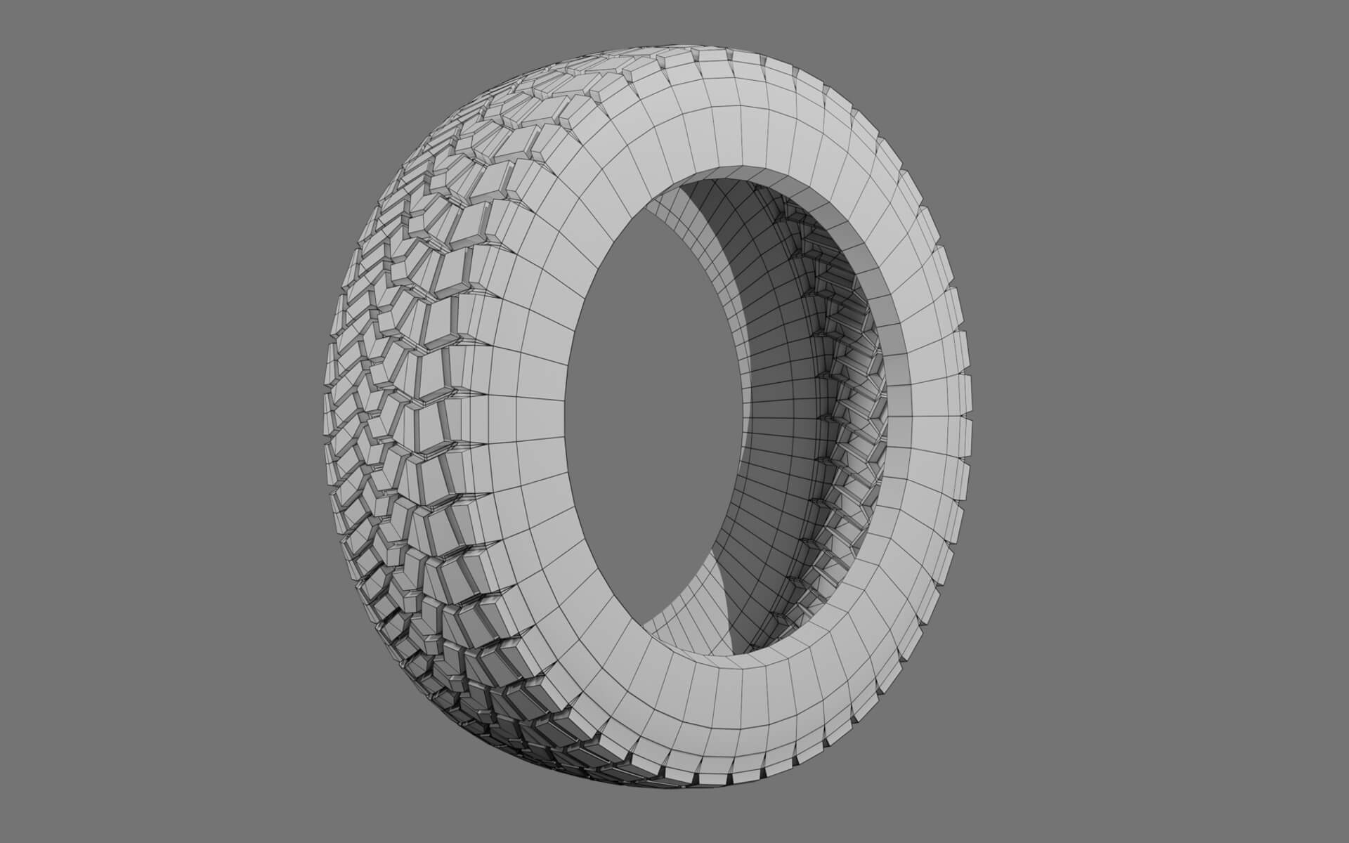 Low Poly Tire Pack - 3D Model by solid-surface