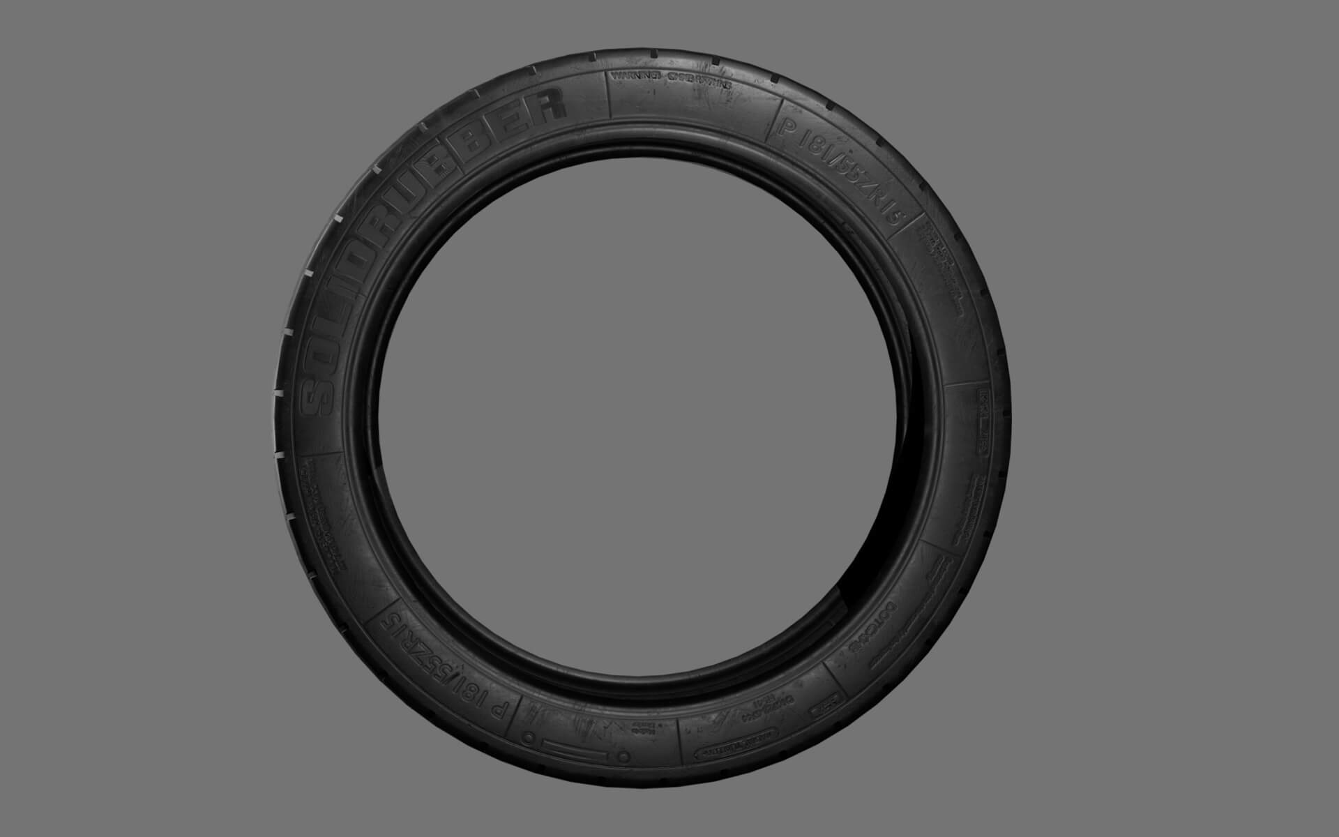Low Poly Tire Pack - 3D Model by solid-surface