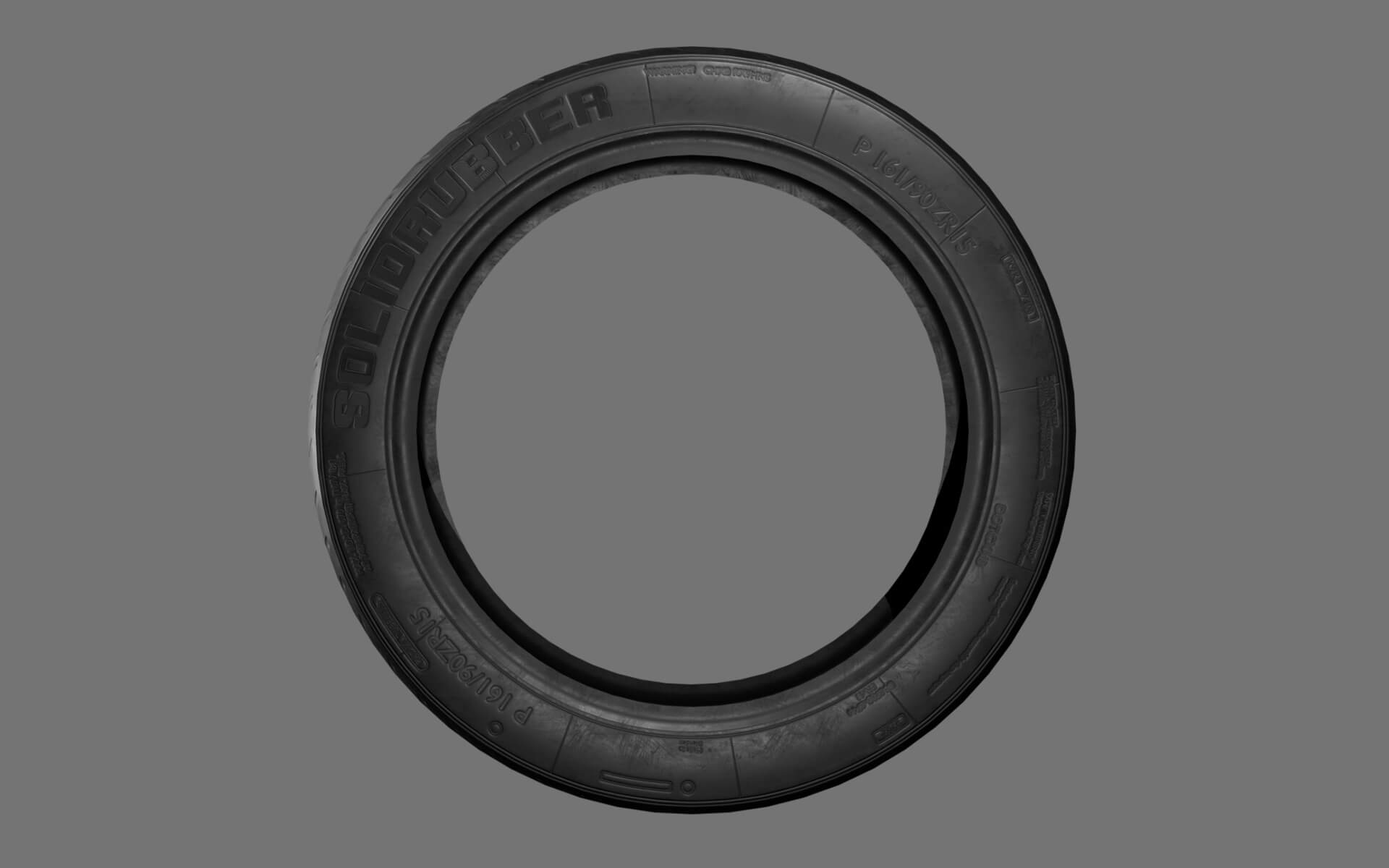 Low Poly Tire Pack - 3D Model by solid-surface
