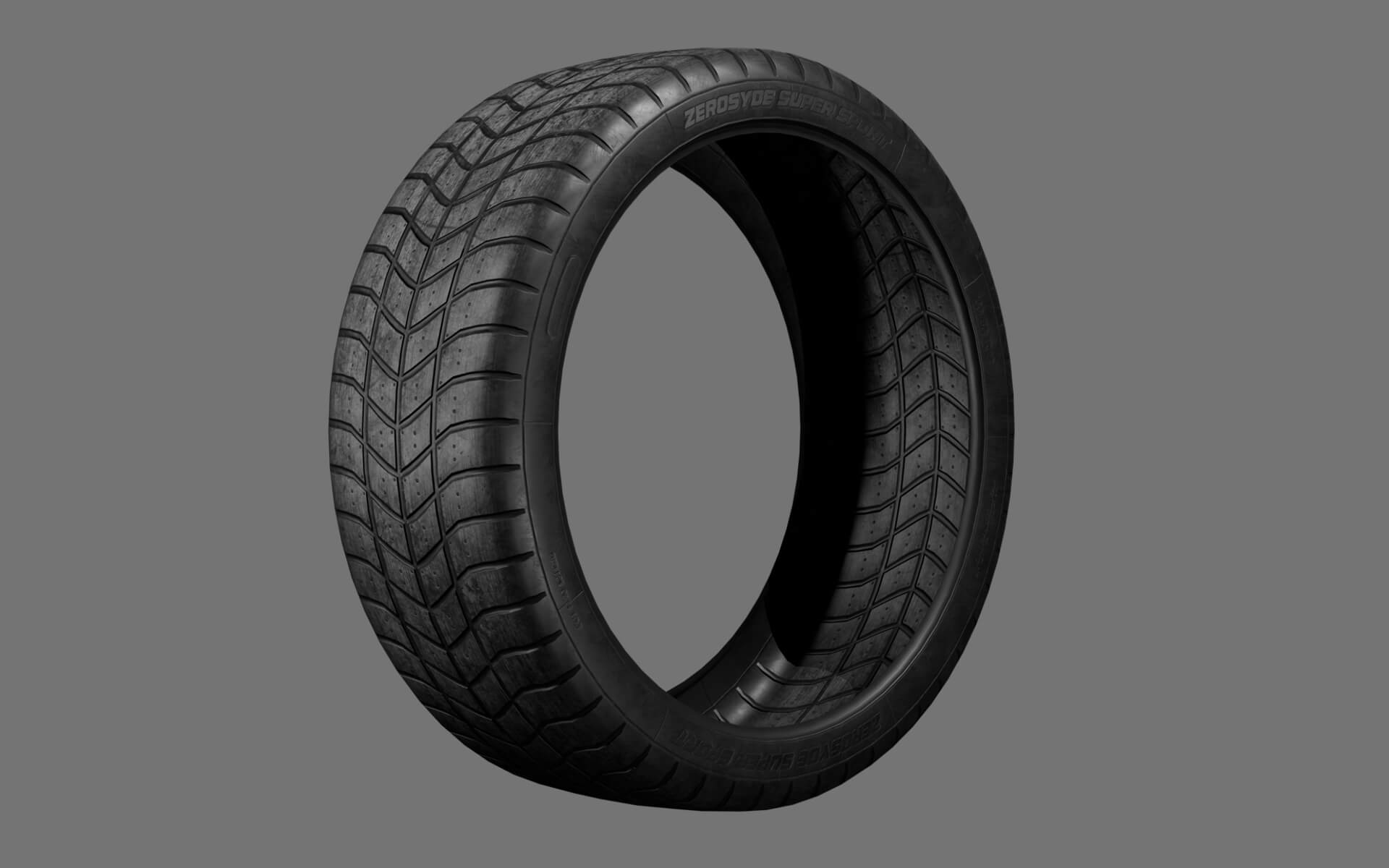 Low Poly Tire Pack - 3D Model by solid-surface