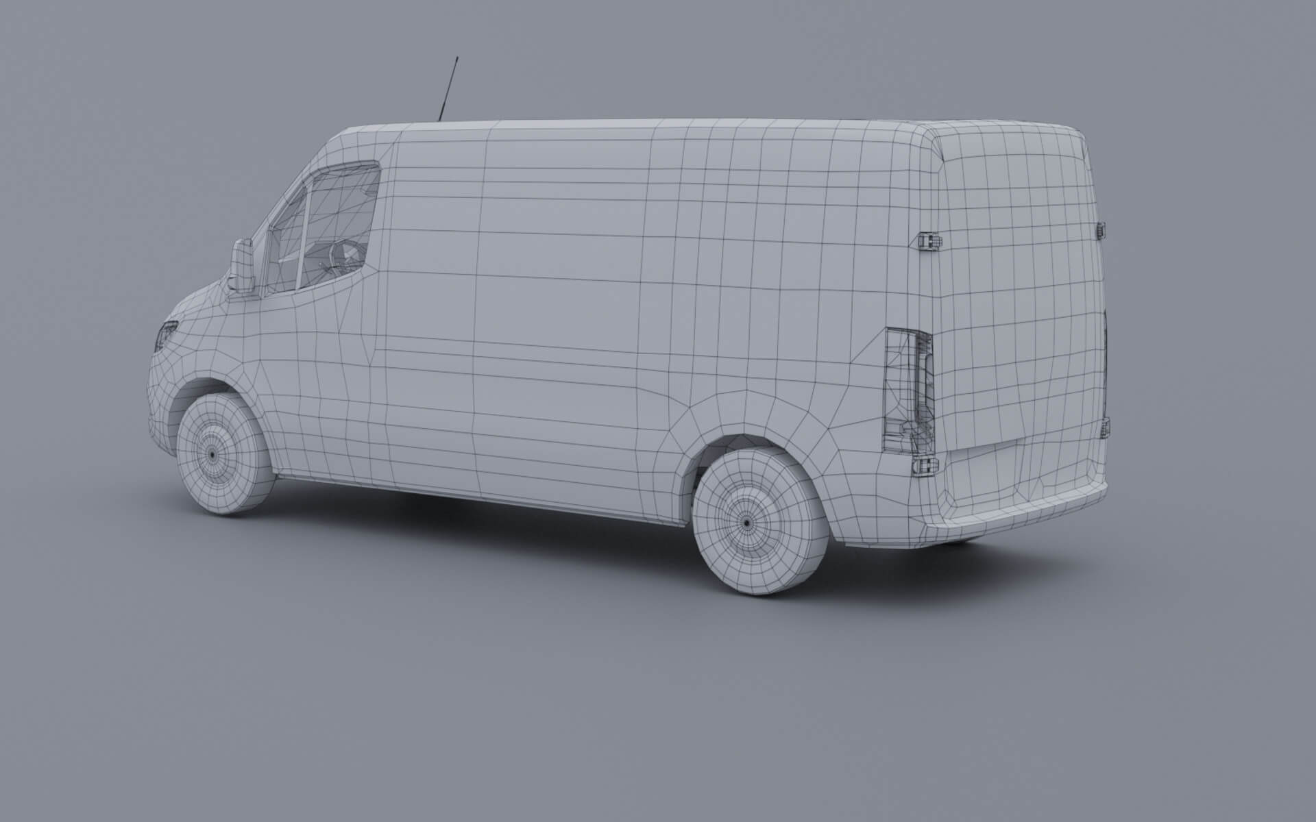 Mersedes-Benz Sprinter 2022 3D Model by solid-surface
