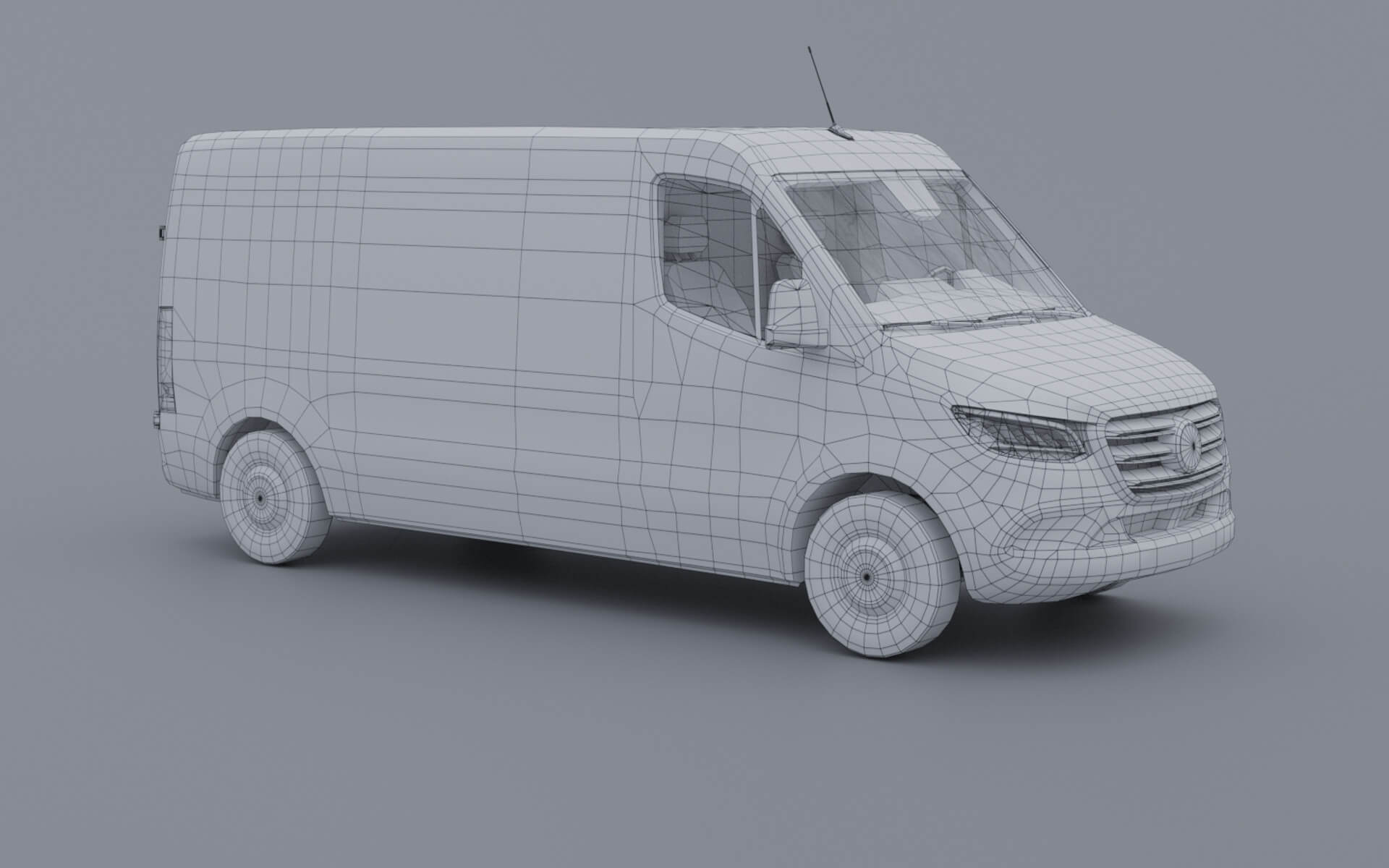 Mersedes-Benz Sprinter 2022 3D Model by solid-surface