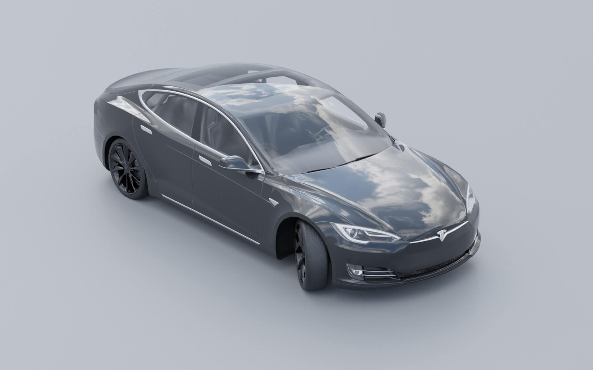Tesla Model S by solid-surface