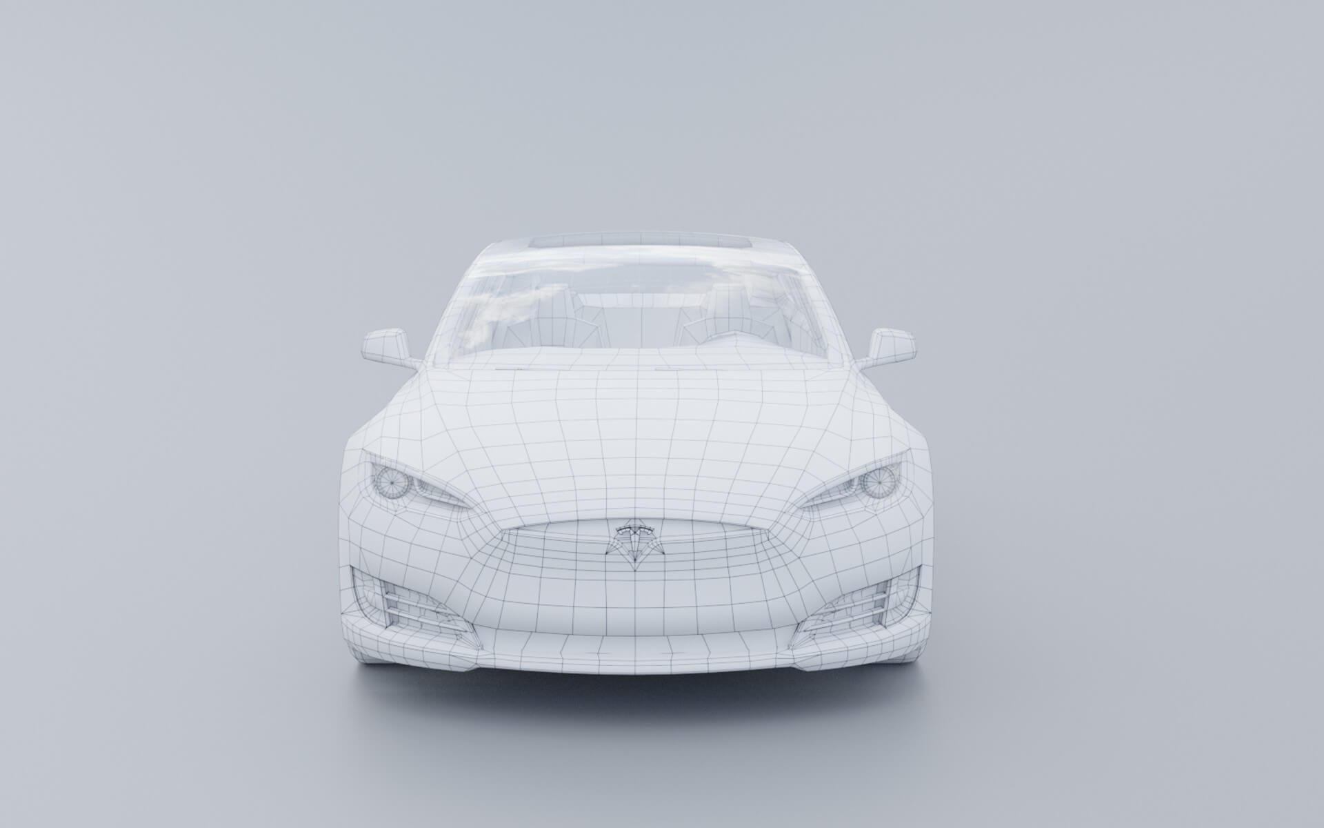 Tesla Model S by solid-surface