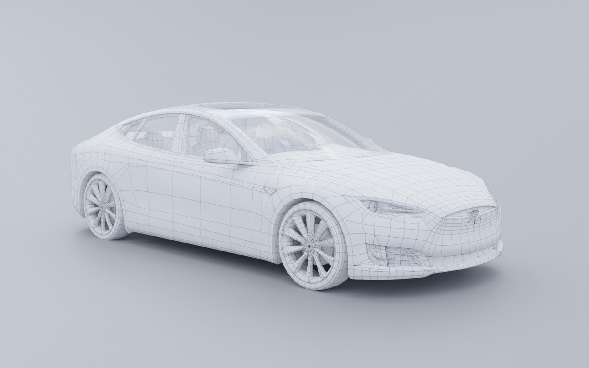 Tesla Model S by solid-surface