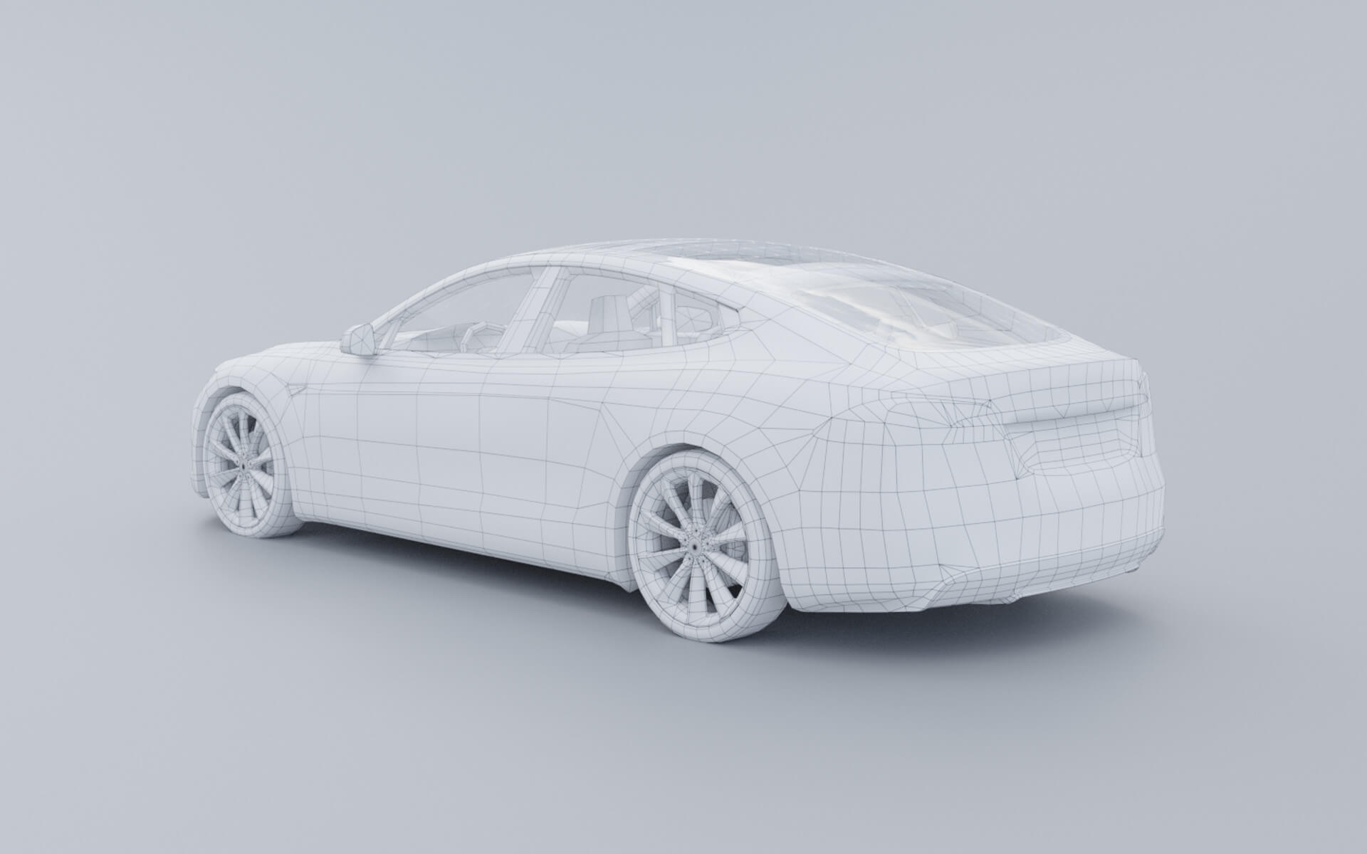 Tesla Model S by solid-surface