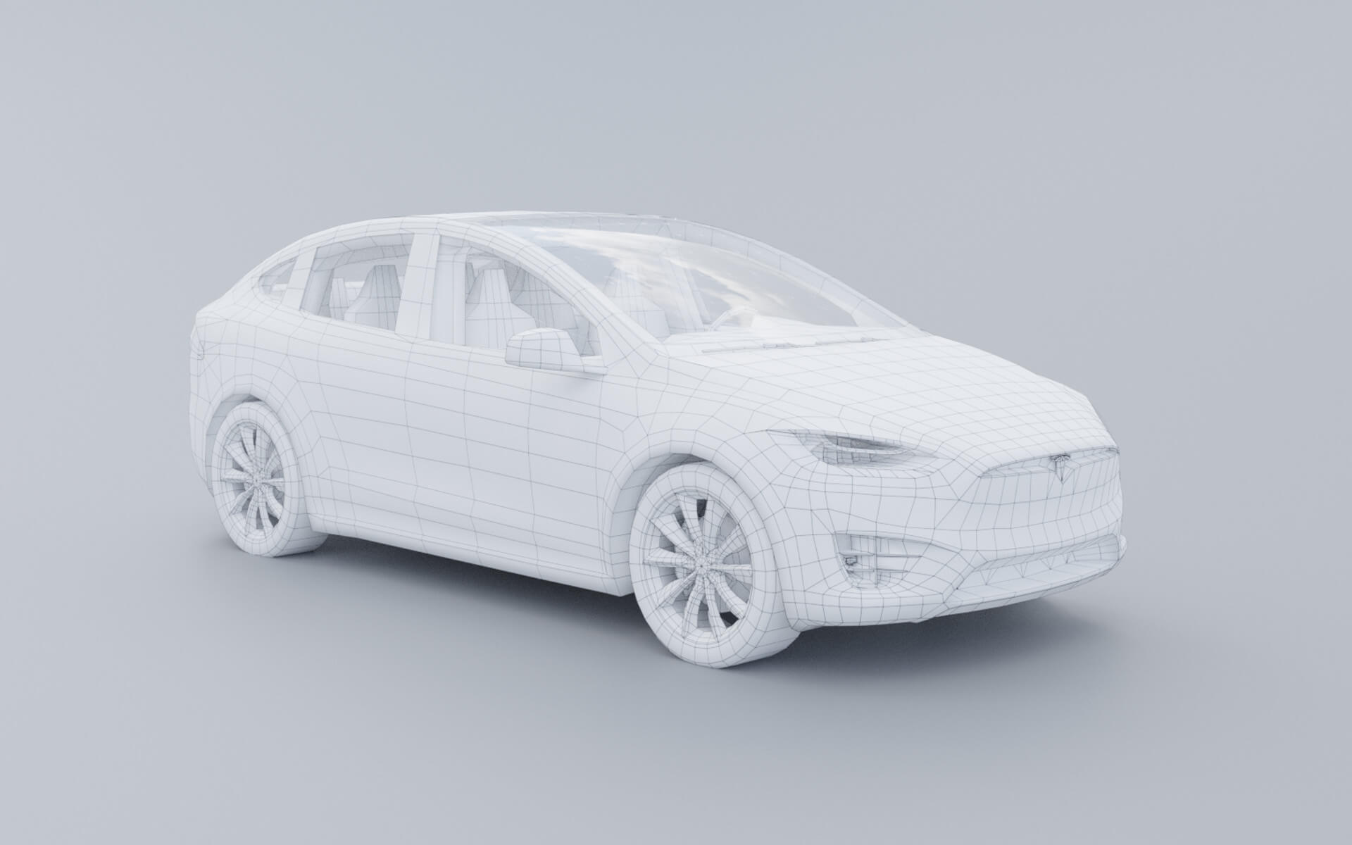 Tesla Model X by solid-surface