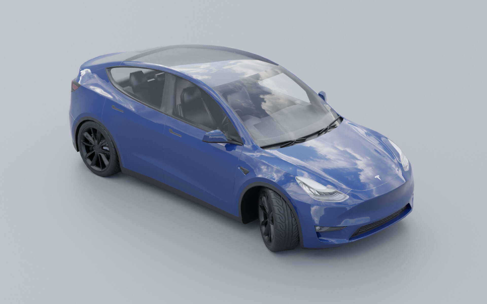 Tesla Model Y by solid-surface