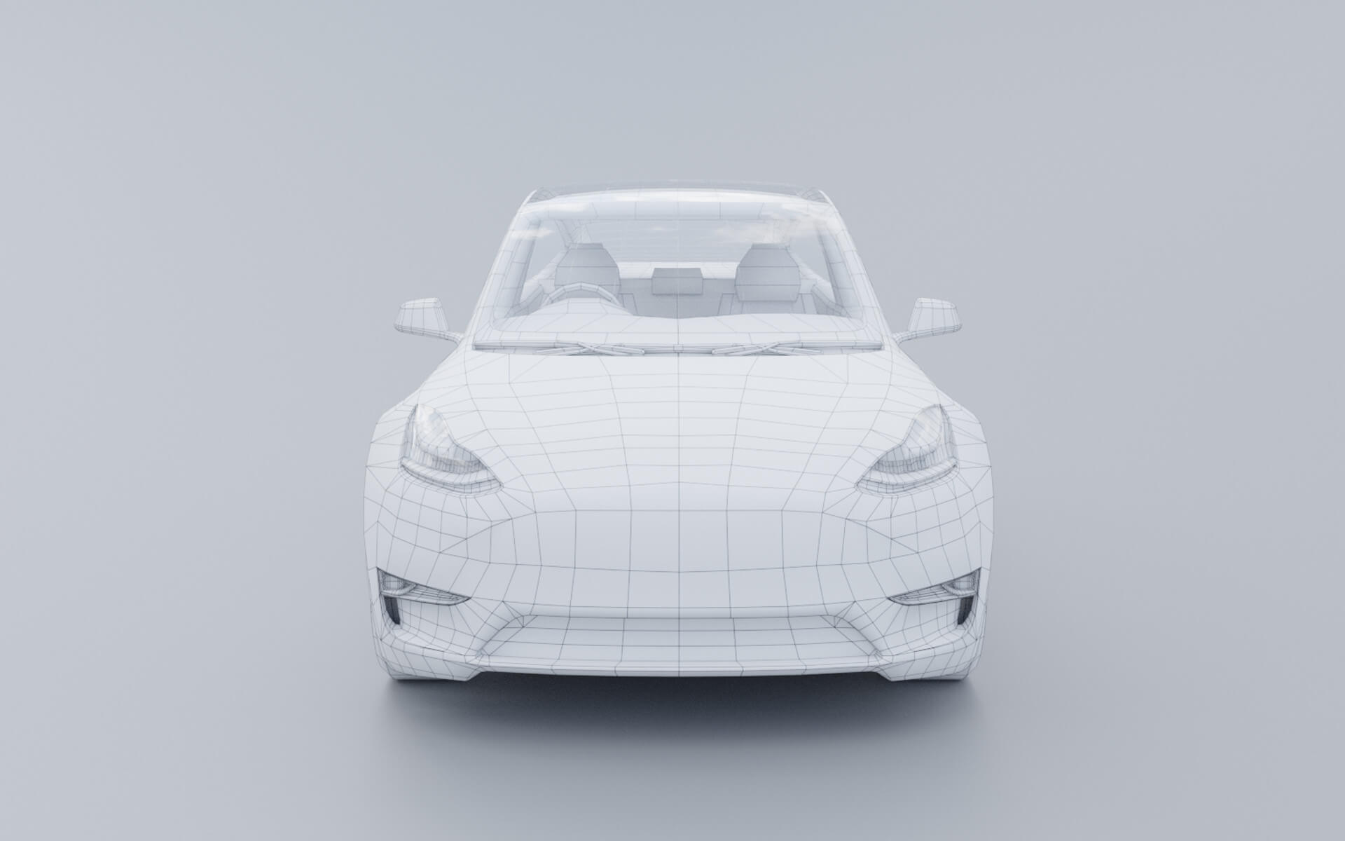 Tesla Model Y by solid-surface