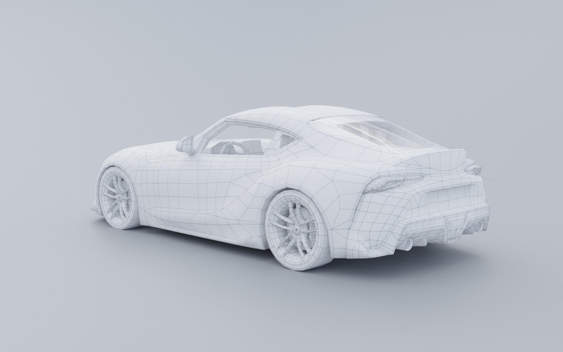 Toyota Supra A90 - 3D Model by solid-surface