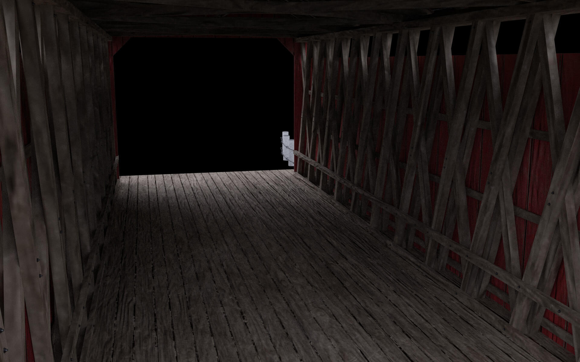 Wood Bridge 2 - 3D Model by solid-surface