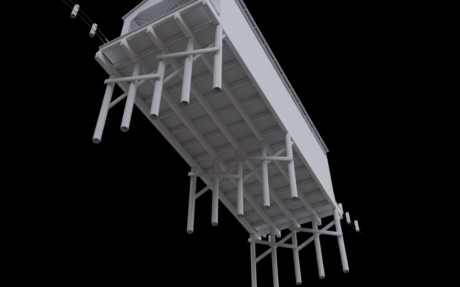 Wood Bridge 2 - 3D Model by solid-surface