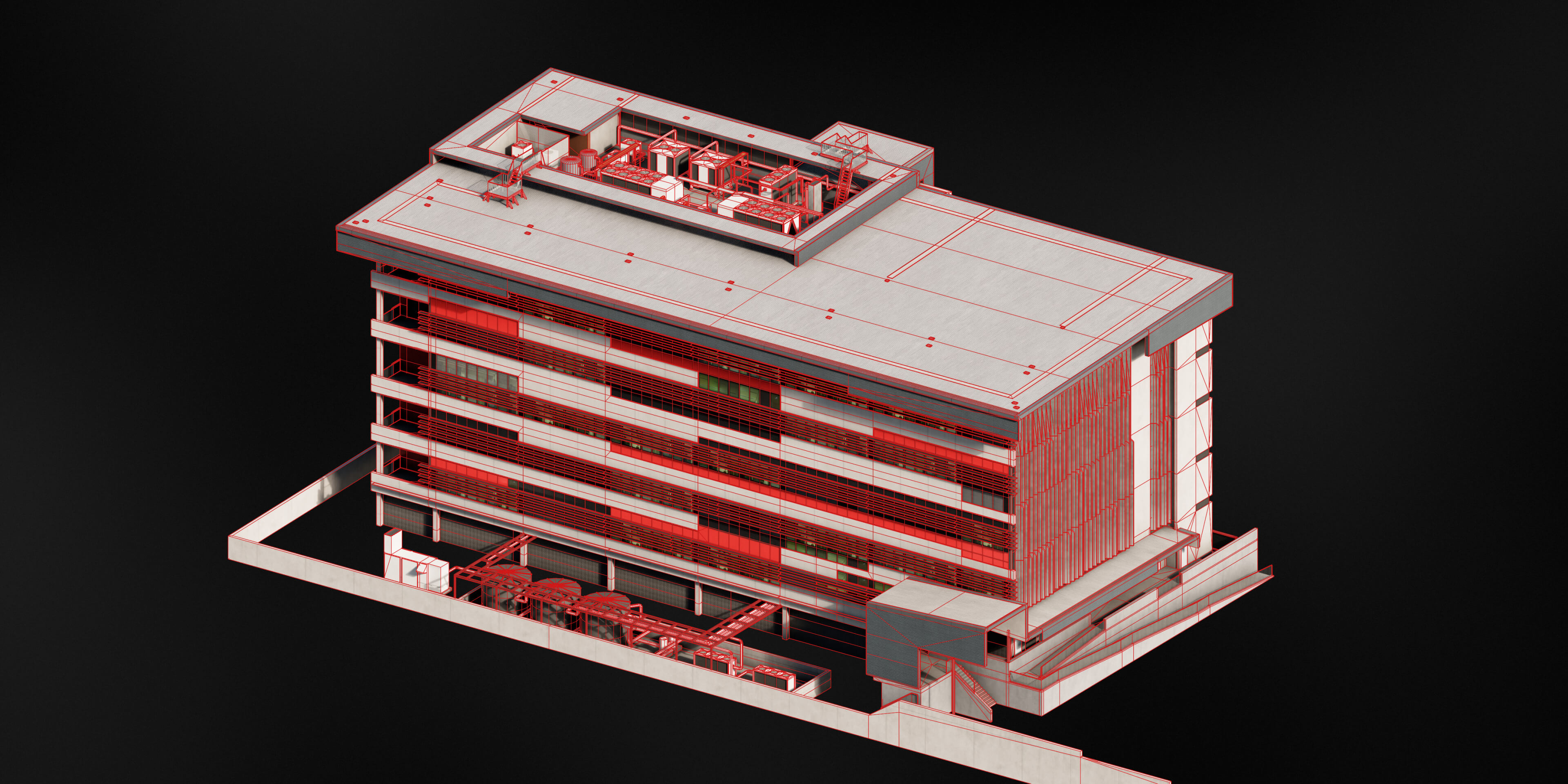 Brisbane Airport Office Building – RFDS - 3D Model by solo_GRV