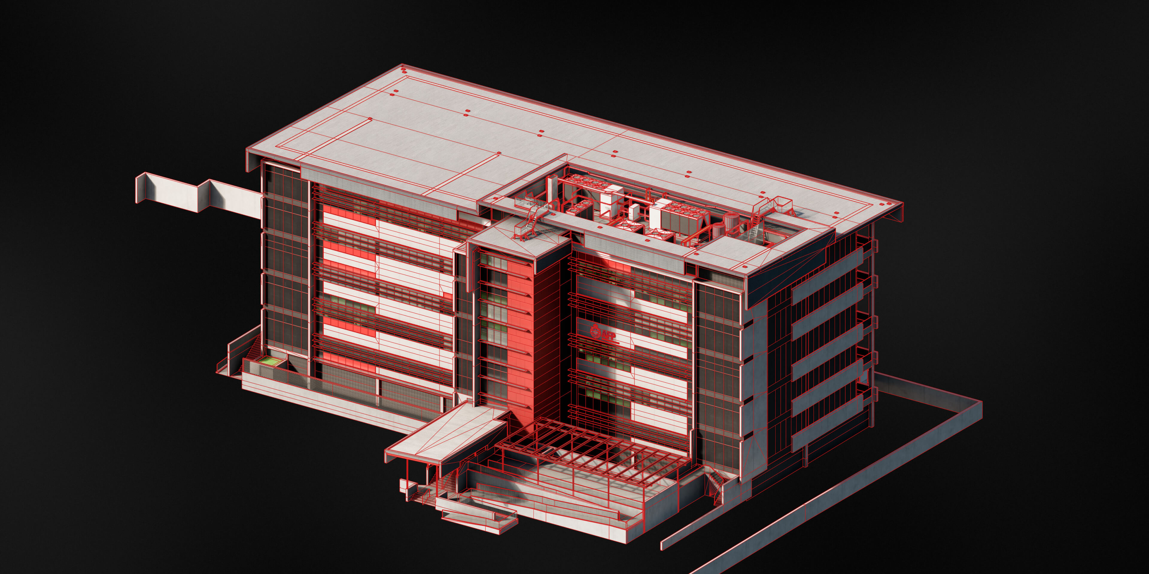 Brisbane Airport Office Building – RFDS - 3D Model by solo_GRV