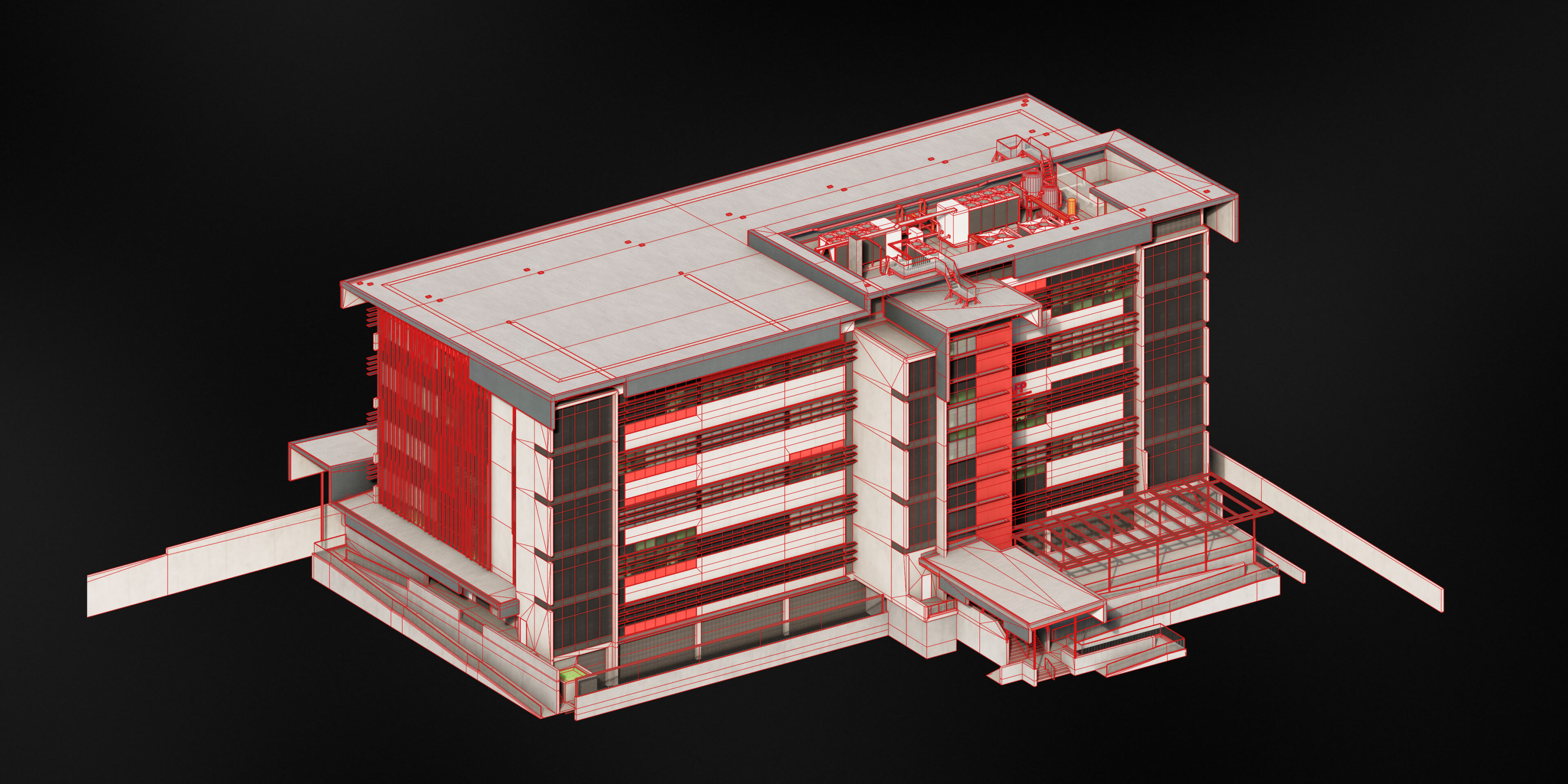Brisbane Airport Office Building – RFDS - 3D Model by solo_GRV