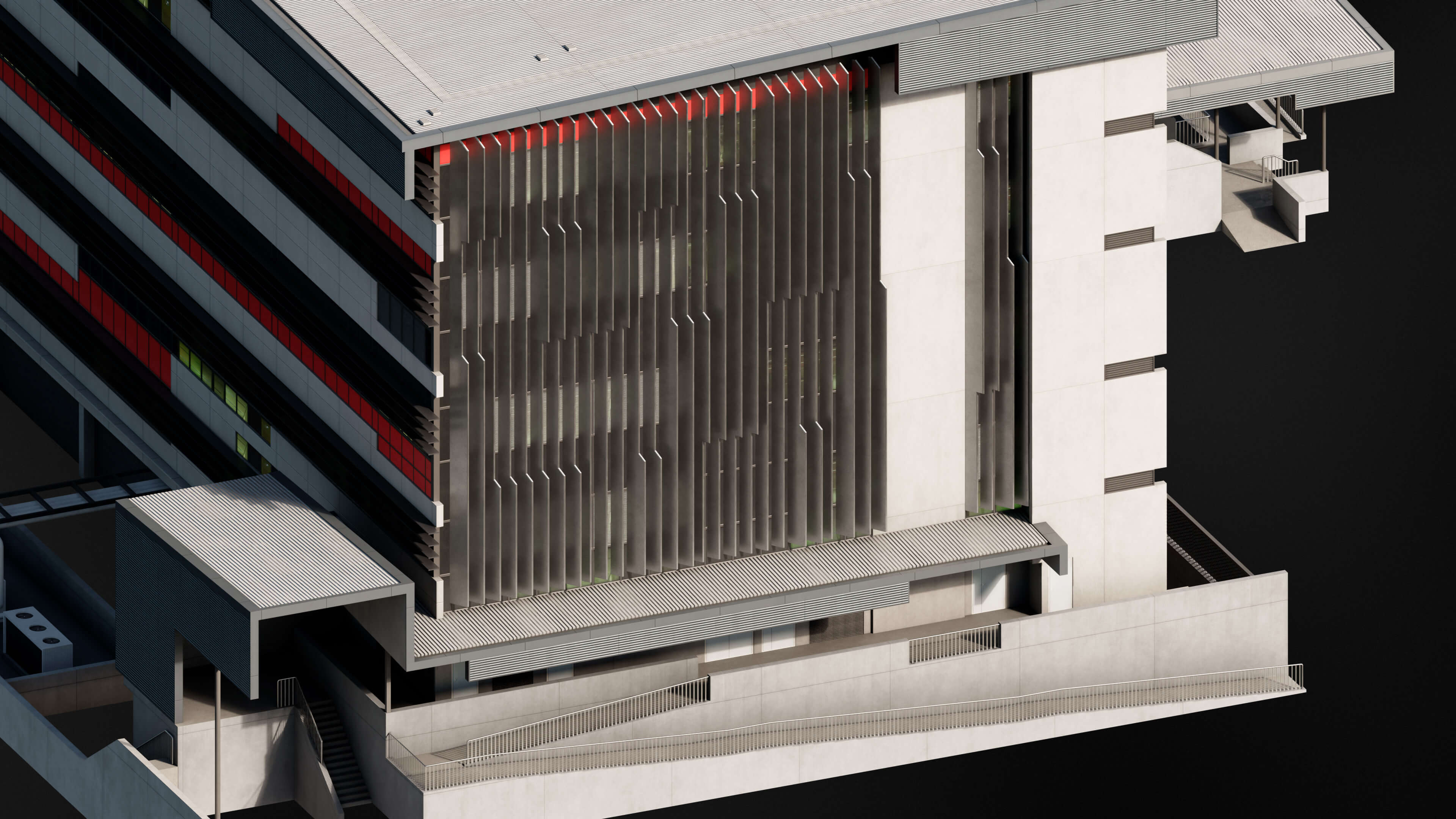 Brisbane Airport Office Building – RFDS - 3D Model by solo_GRV