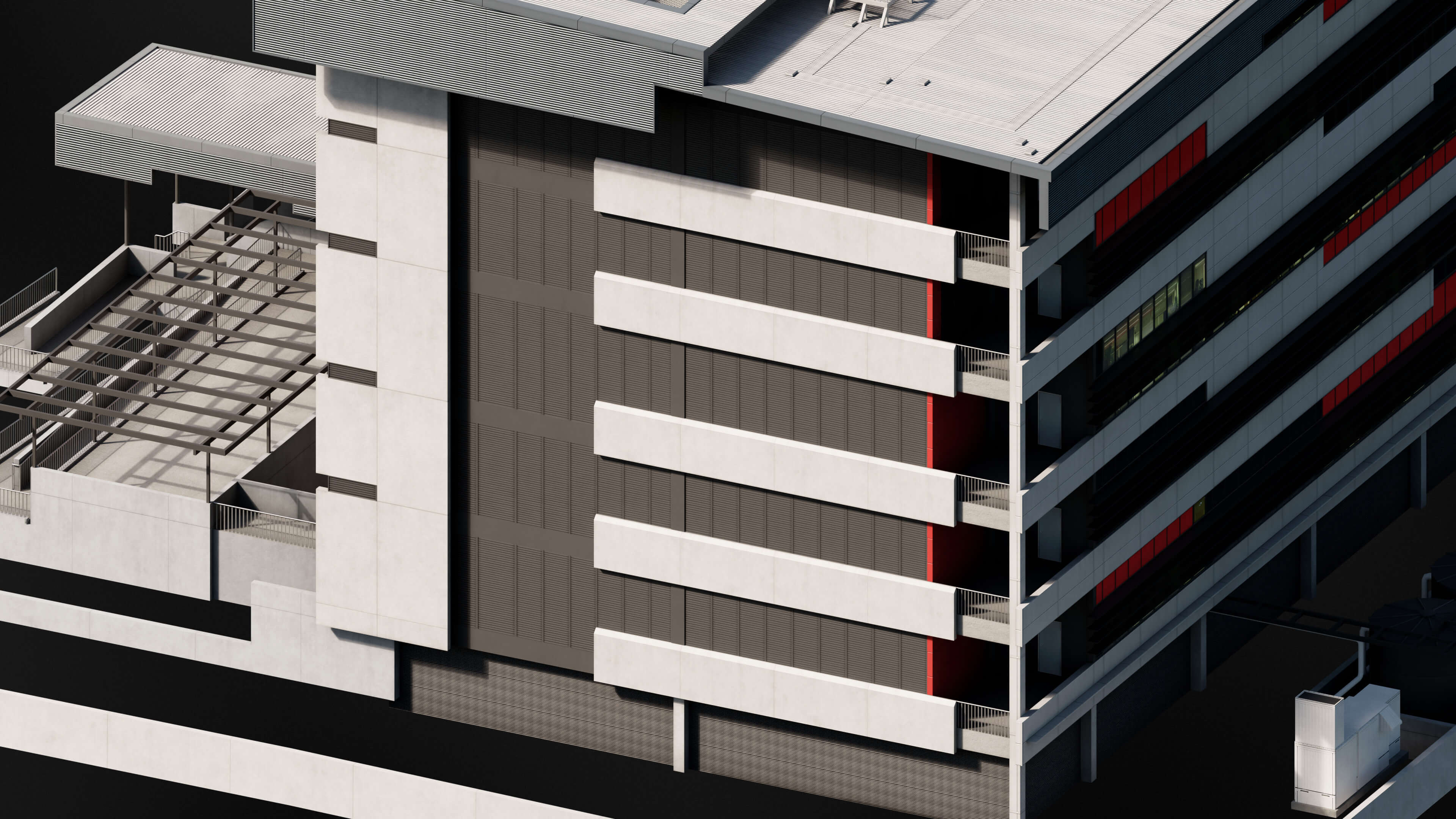 Brisbane Airport Office Building – RFDS - 3D Model by solo_GRV