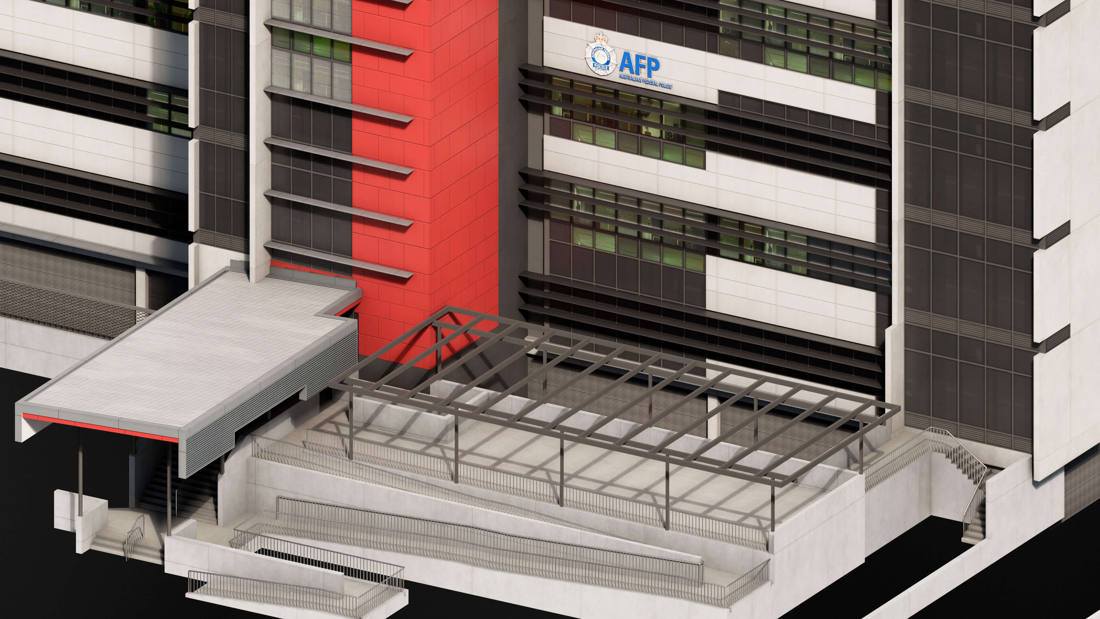 Brisbane Airport Office Building – RFDS - 3D Model by solo_GRV