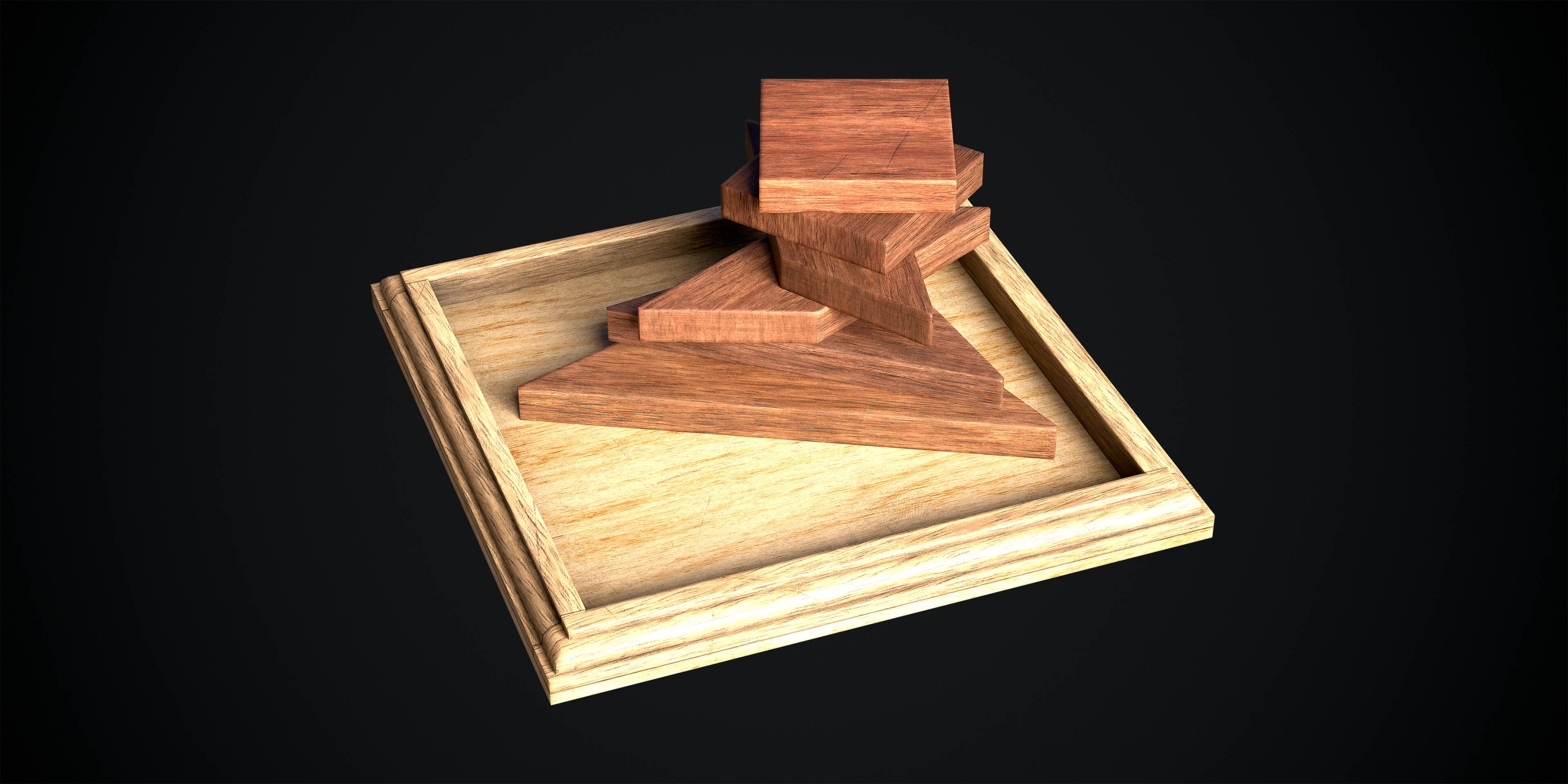 Form Filling Puzzle - W1 3D Model by solo_GRV