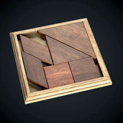 Form Filling Puzzle - W1 3D Model by solo_GRV