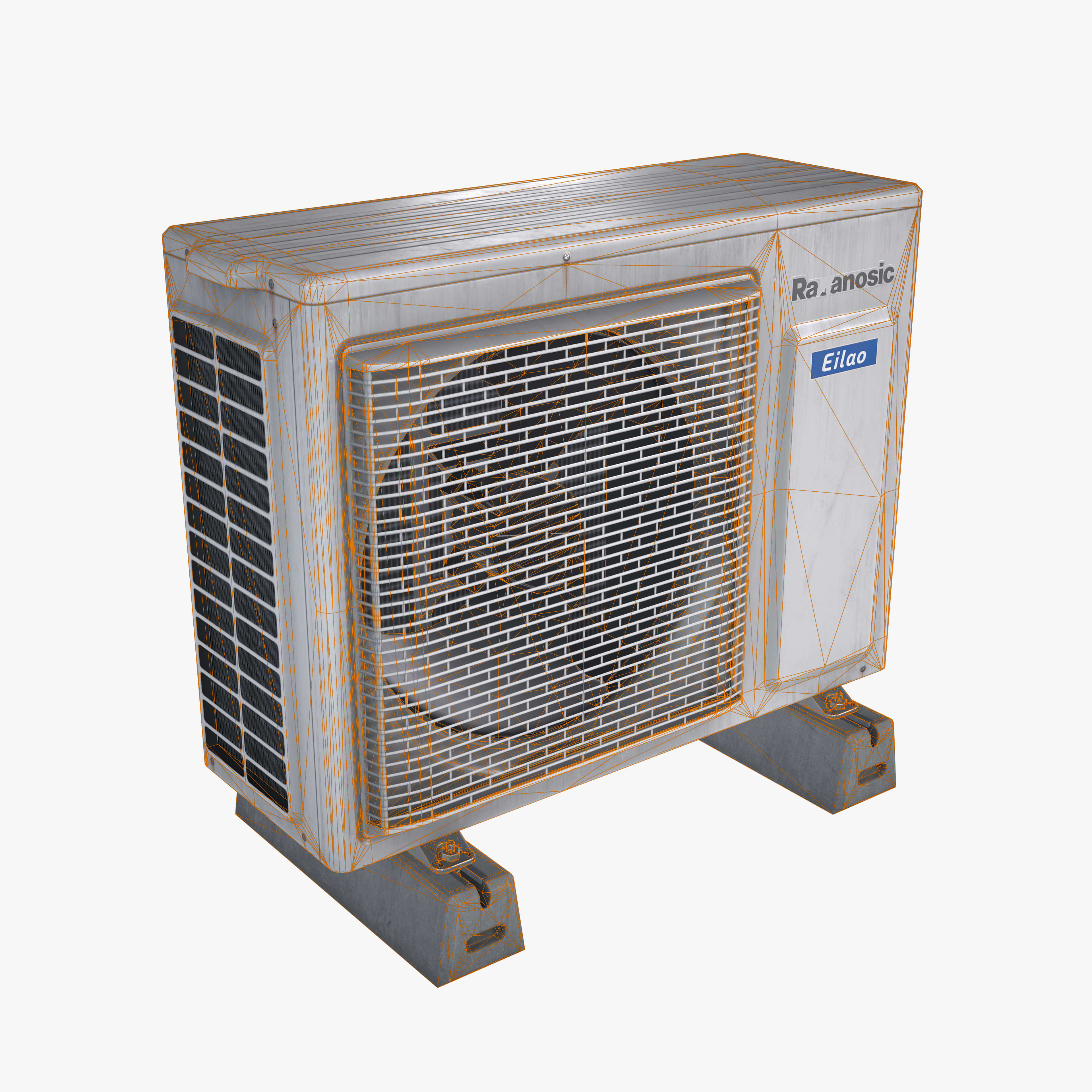 Japanese Air Conditioner - CUX637 3D Model by solo_GRV