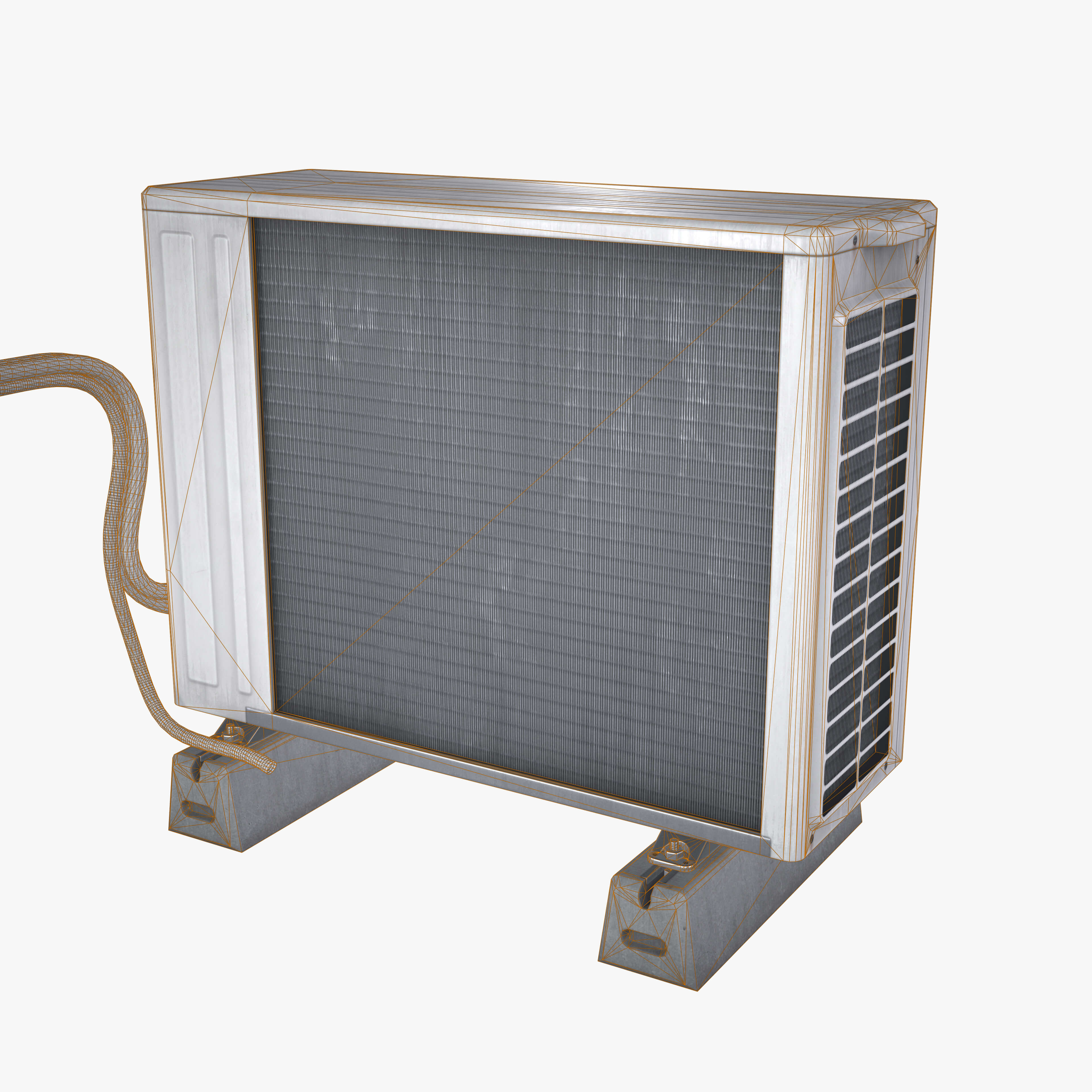 Japanese Air Conditioner - CUX637 3D Model by solo_GRV