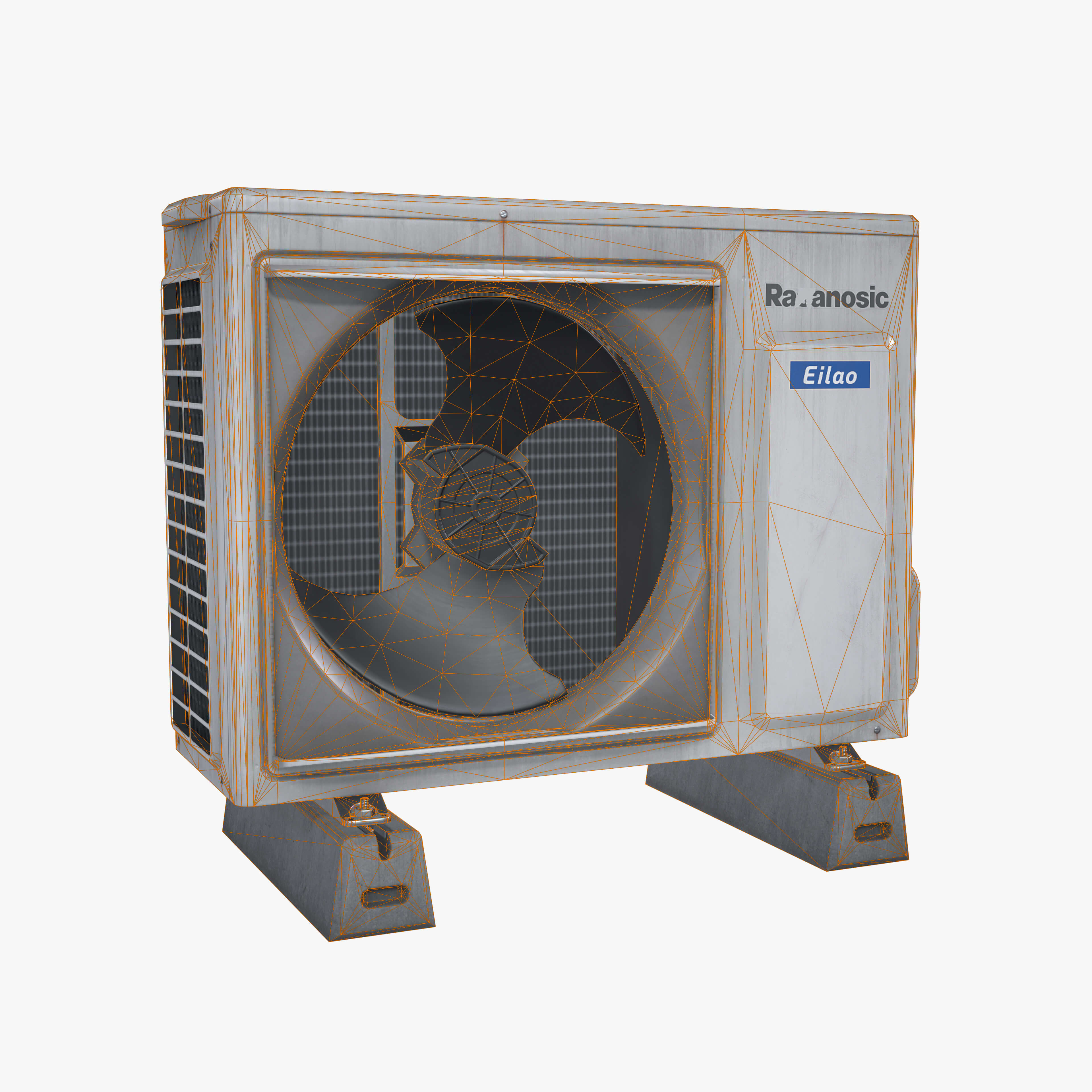 Japanese Air Conditioner - CUX637 3D Model by solo_GRV