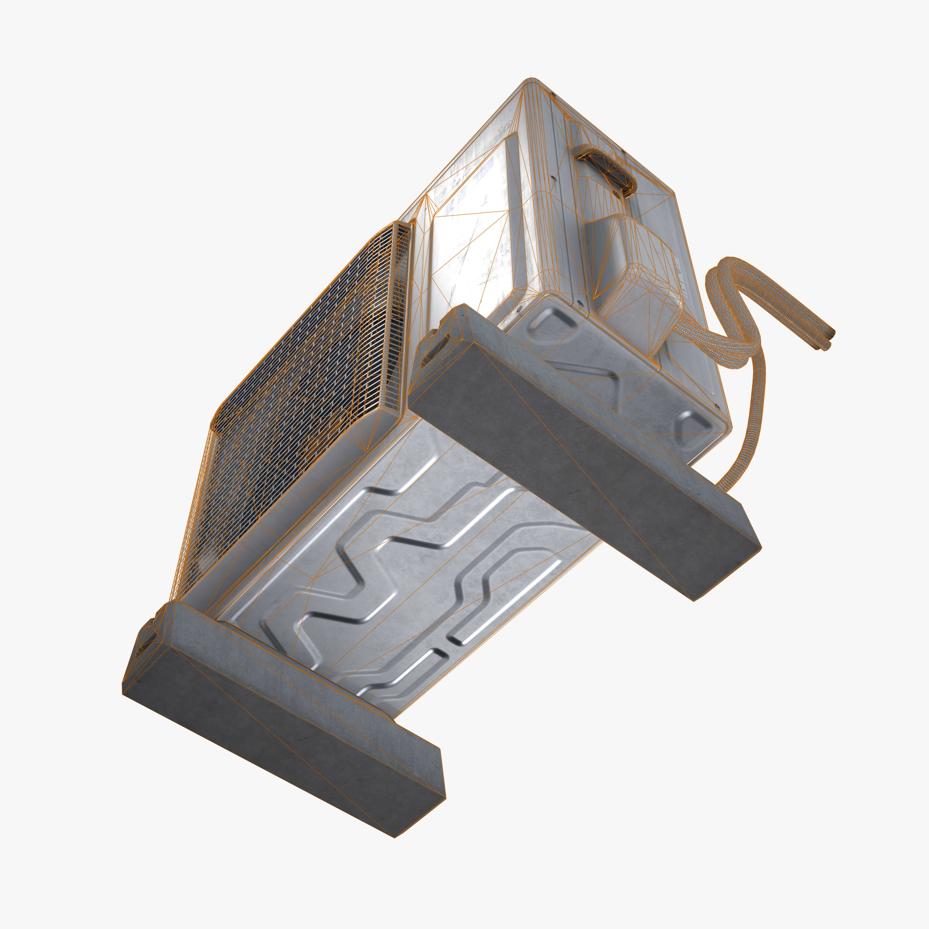 Japanese Air Conditioner - CUX637 3D Model by solo_GRV