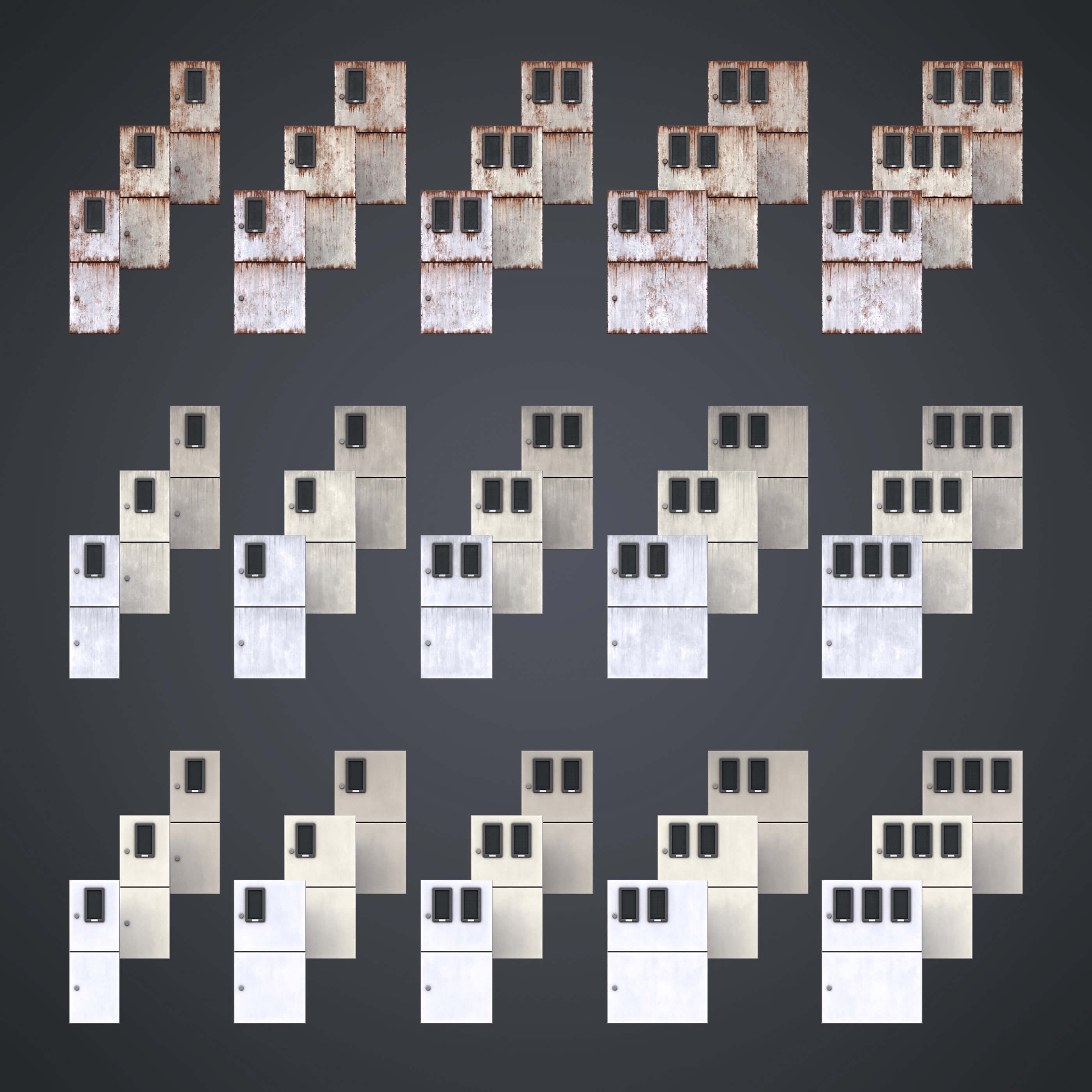 Japanese Electric Boxes - MSB 3D Model by solo_GRV