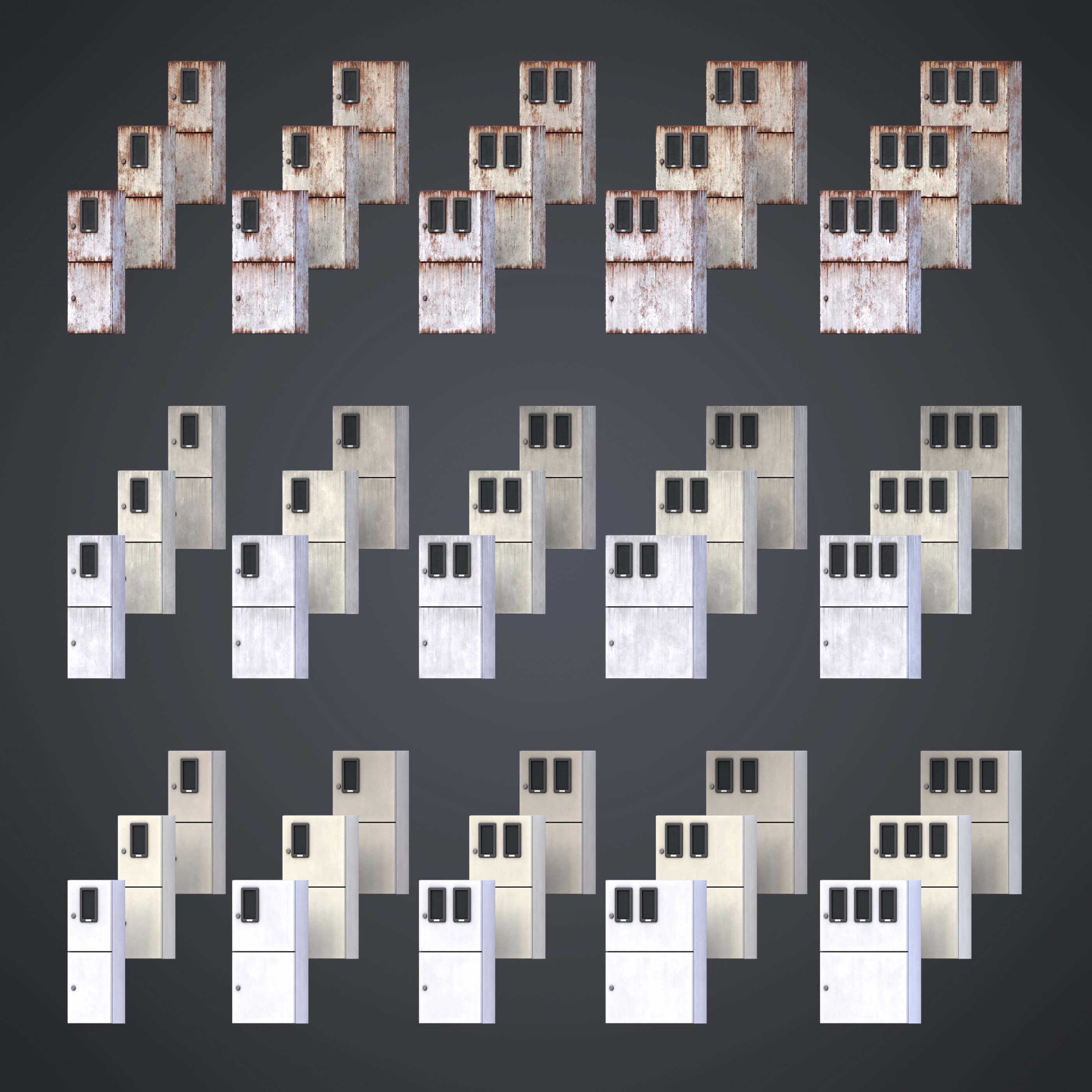 Japanese Electric Boxes - MSB 3D Model by solo_GRV