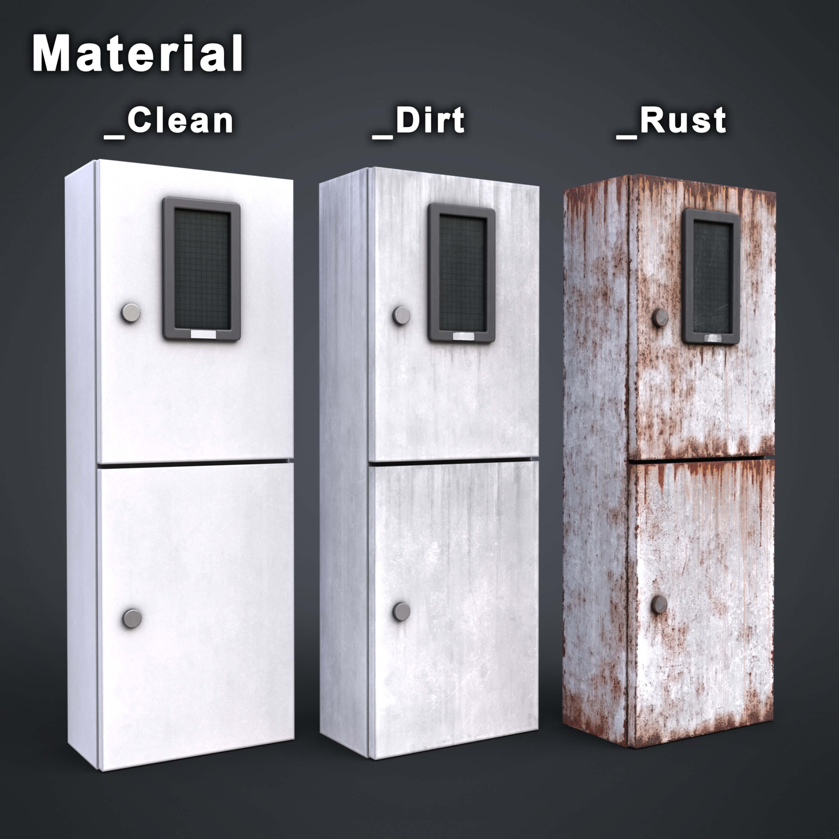 Japanese Electric Boxes - MSB 3D Model by solo_GRV