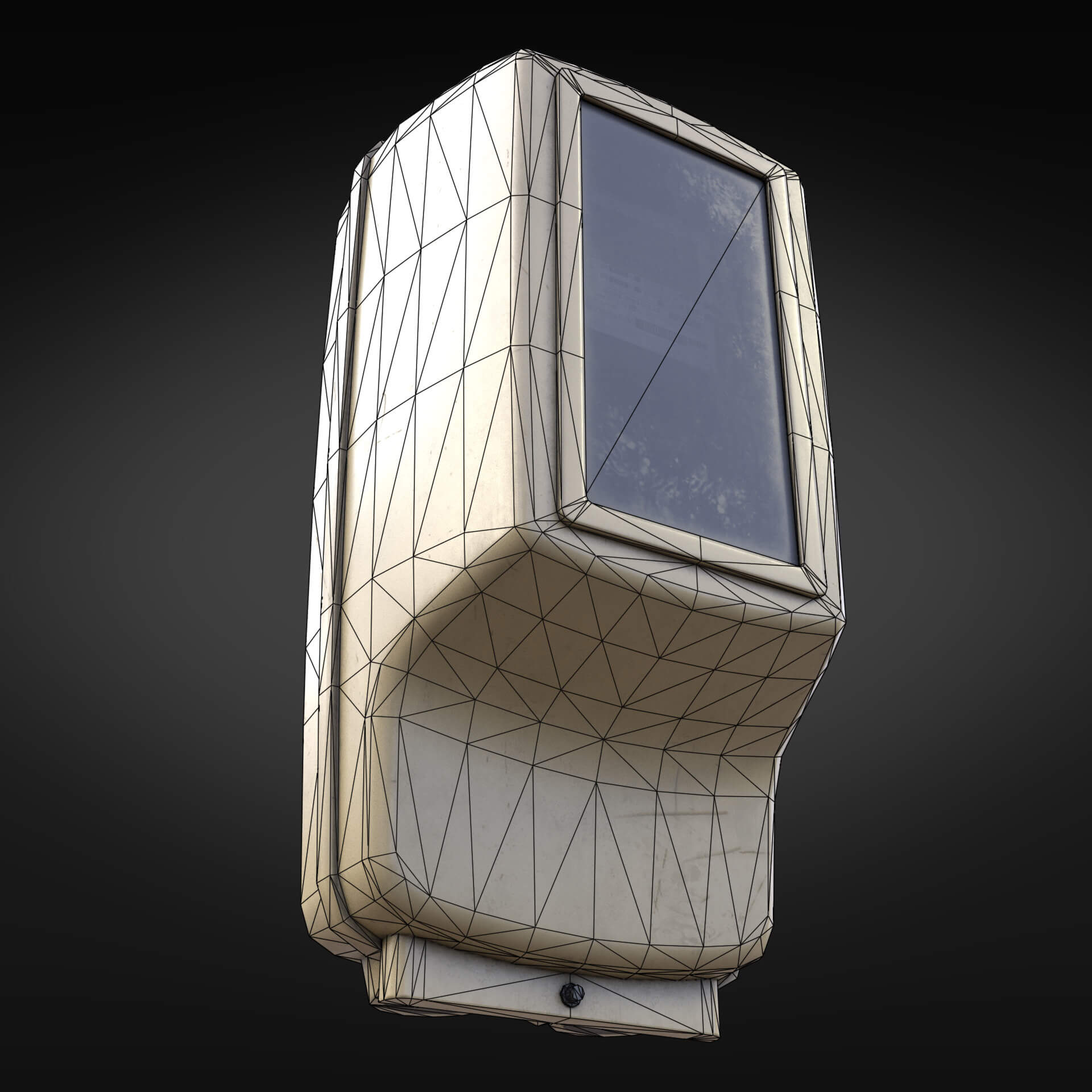 Japanese Electricity Meter Box - EMB-02 3D Model by solo_GRV