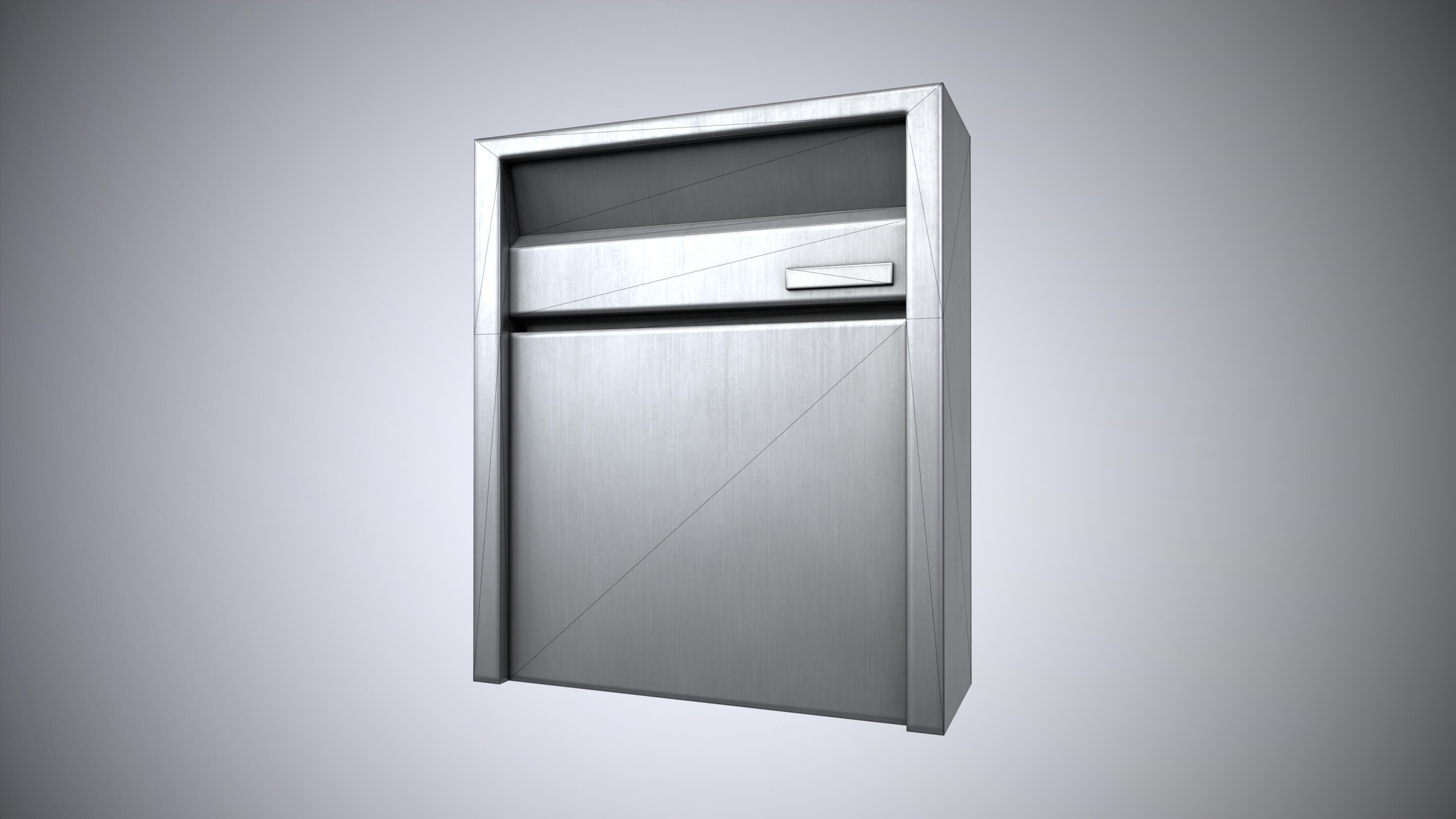 Japanese Mailbox - H685U 3D Model by solo_GRV