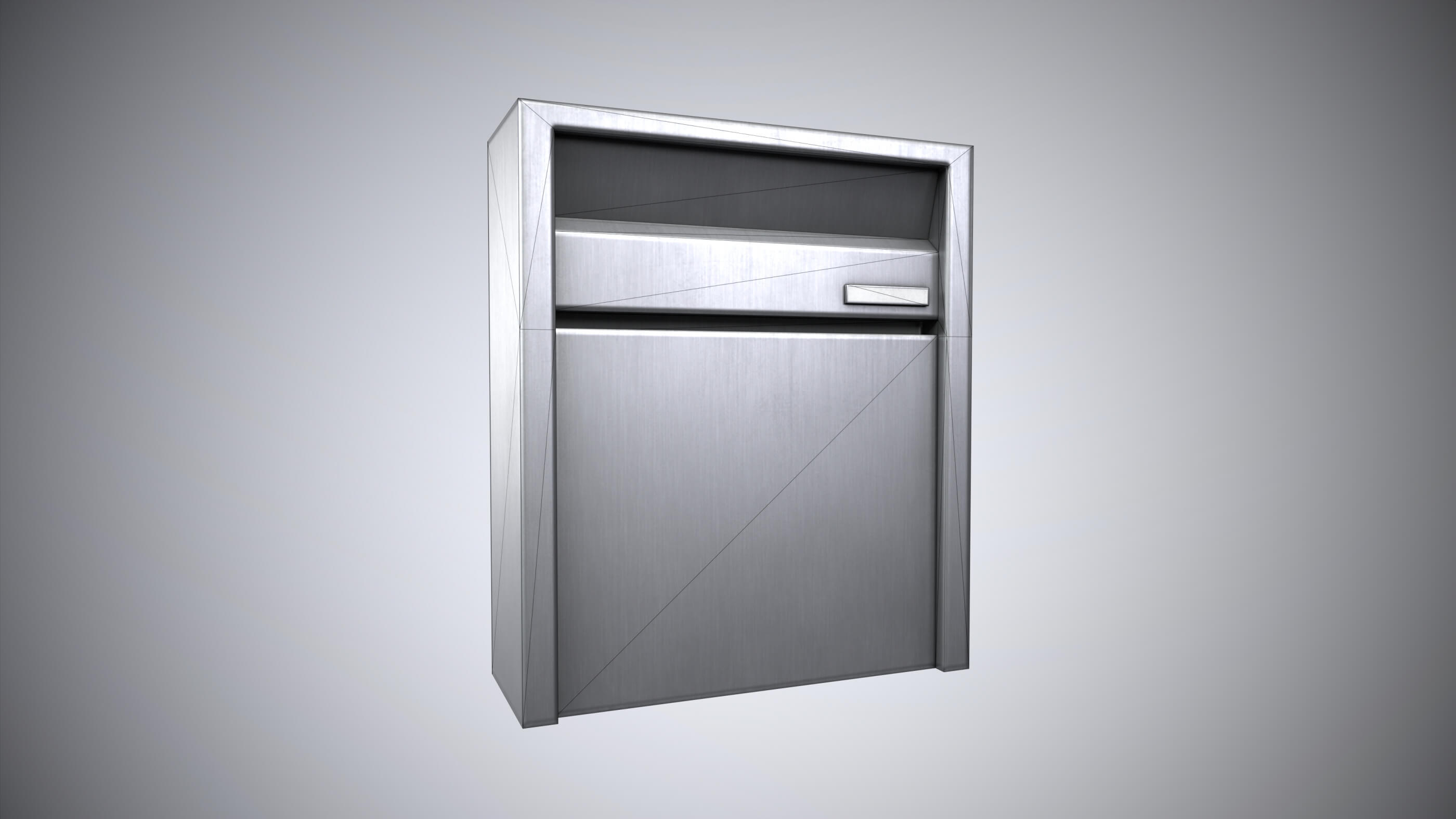 Japanese Mailbox - H685U 3D Model by solo_GRV