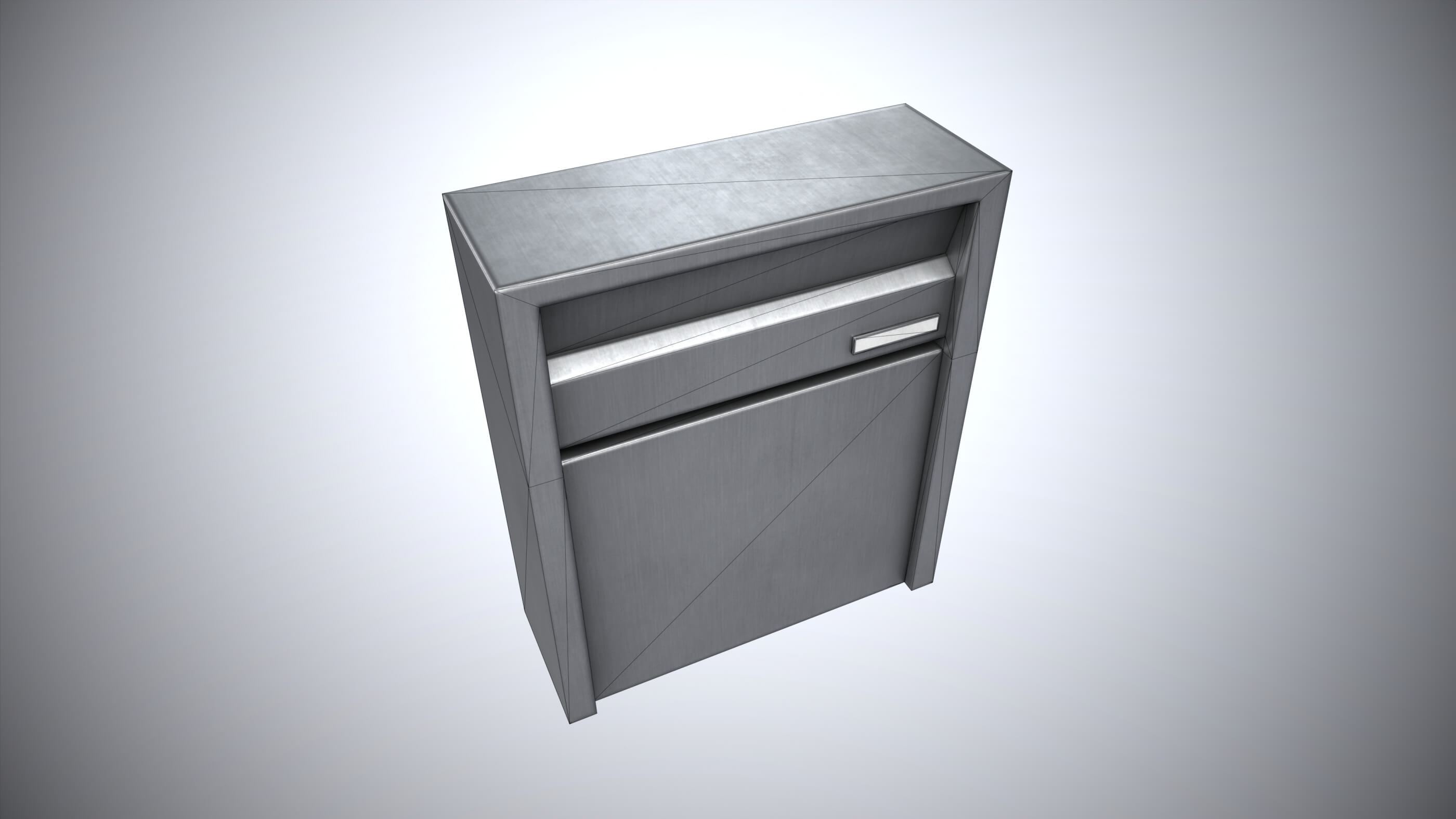 Japanese Mailbox - H685U 3D Model by solo_GRV