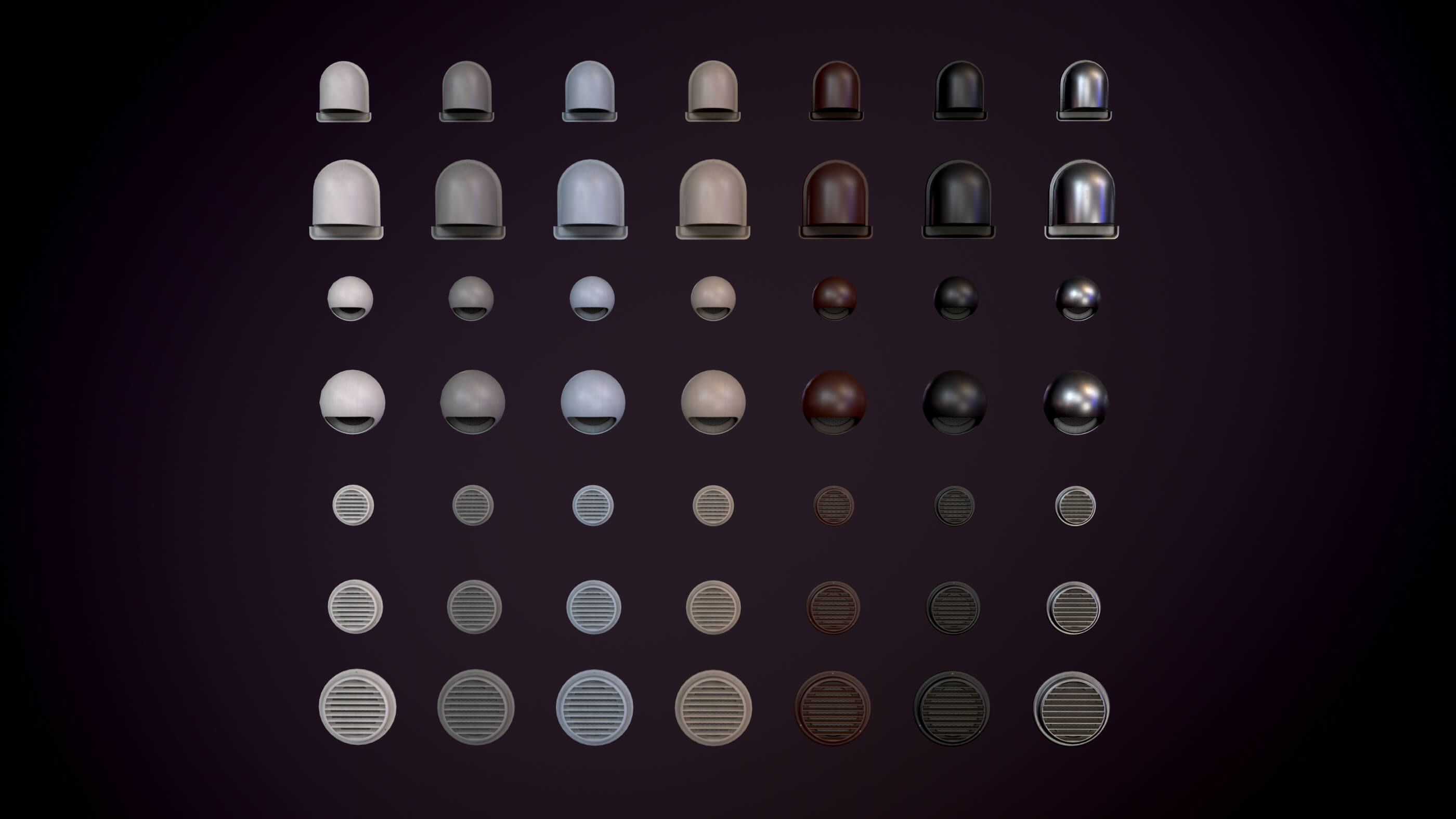 Japanese Outer Ventilation - PYB - BRC - PYK 3D Model by solo_GRV