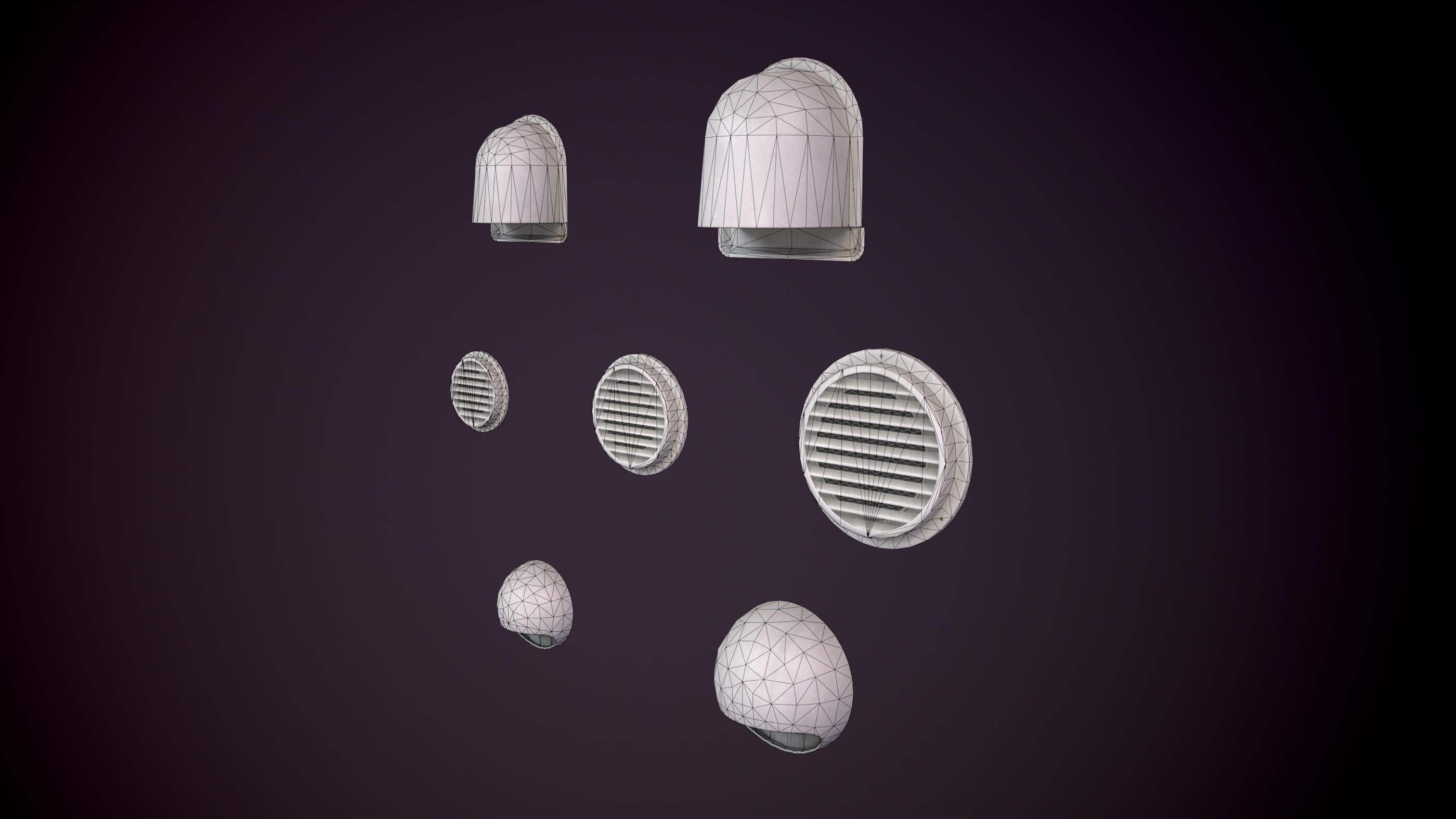 Japanese Outer Ventilation - PYB - BRC - PYK 3D Model by solo_GRV