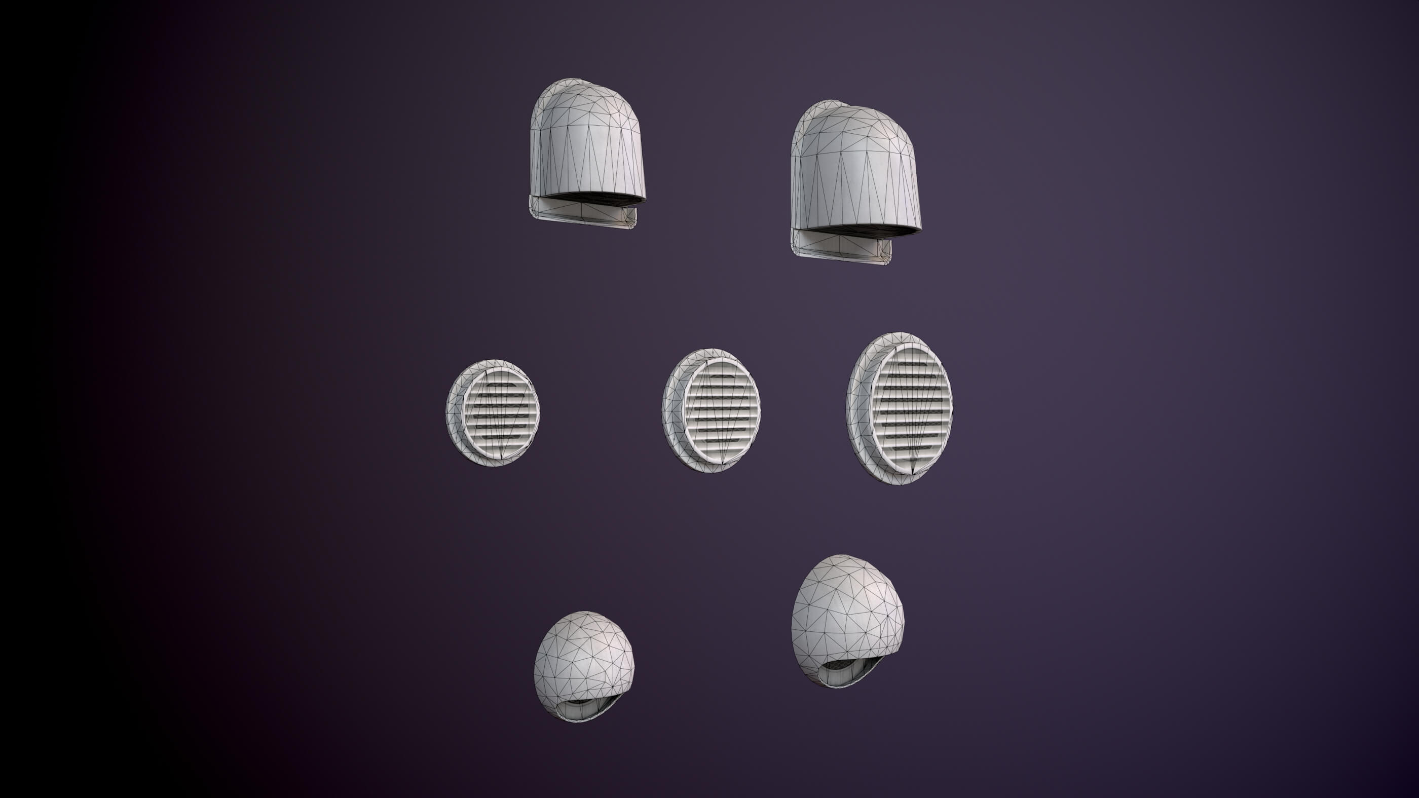 Japanese Outer Ventilation - PYB - BRC - PYK 3D Model by solo_GRV