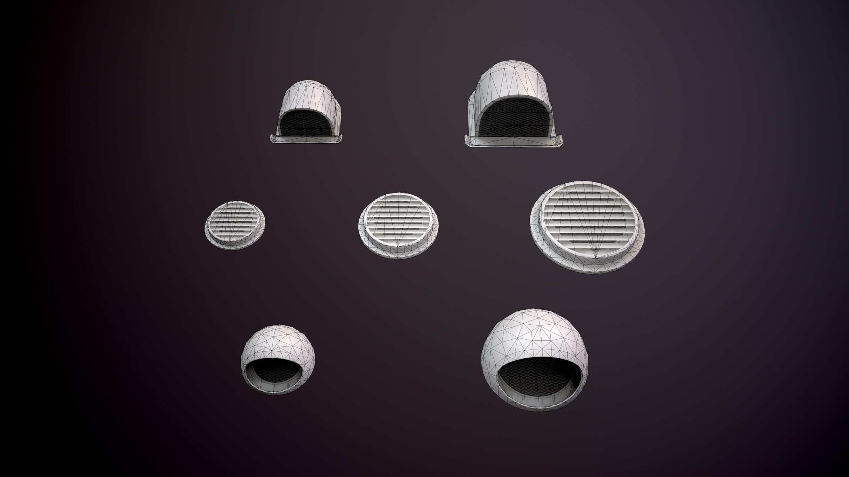 Japanese Outer Ventilation - PYB - BRC - PYK 3D Model by solo_GRV