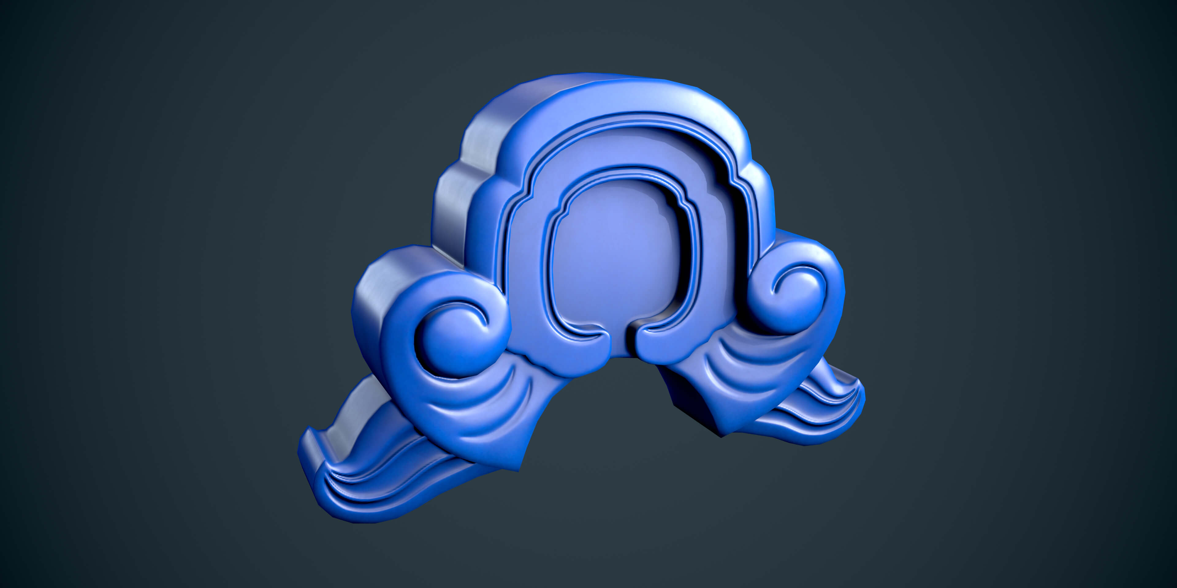 Japanese Roof Tiles J53A - 3D Model by solo_GRV