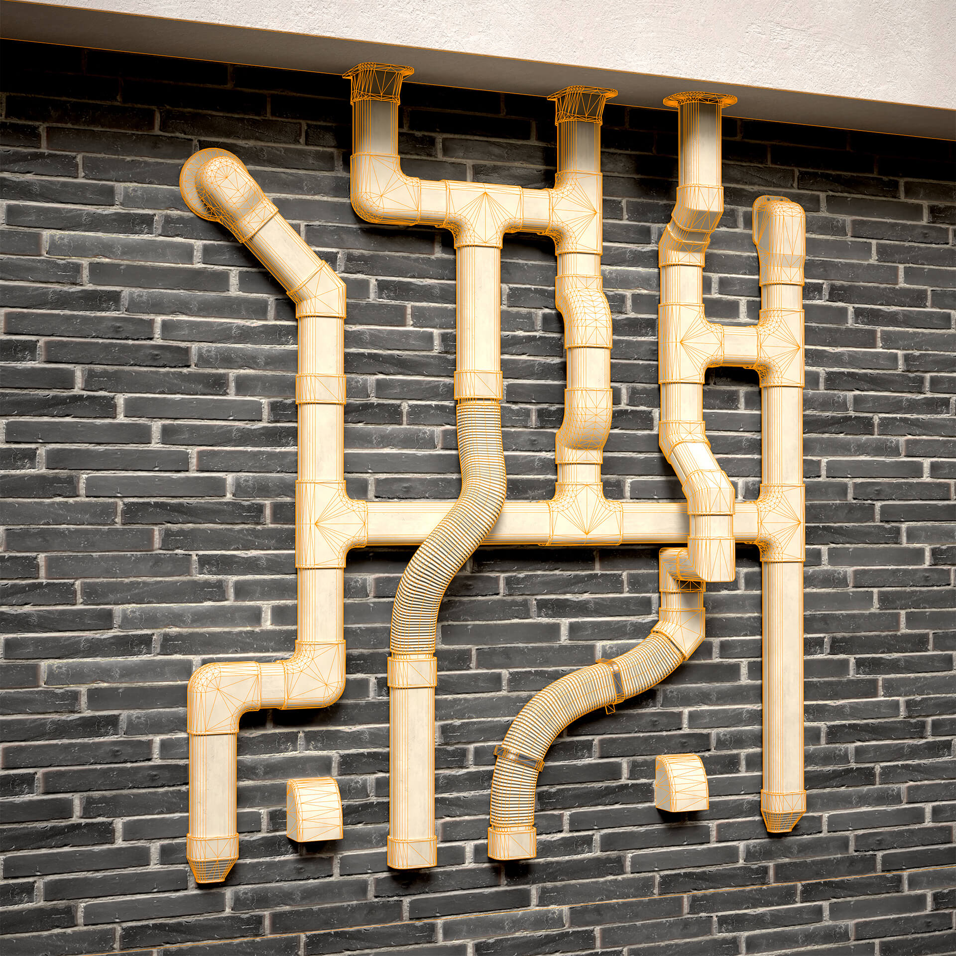 Piping Cover - SD100 3D Model by solo_GRV