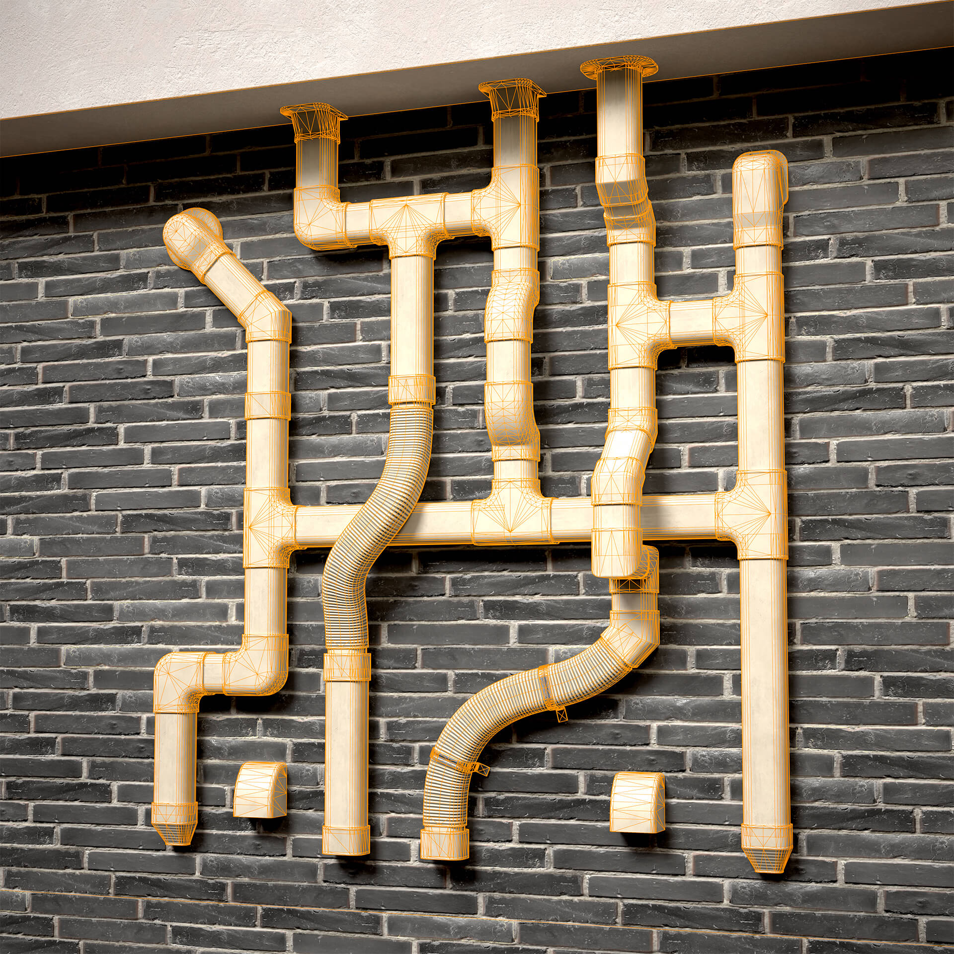 Piping Cover - SD100 3D Model by solo_GRV